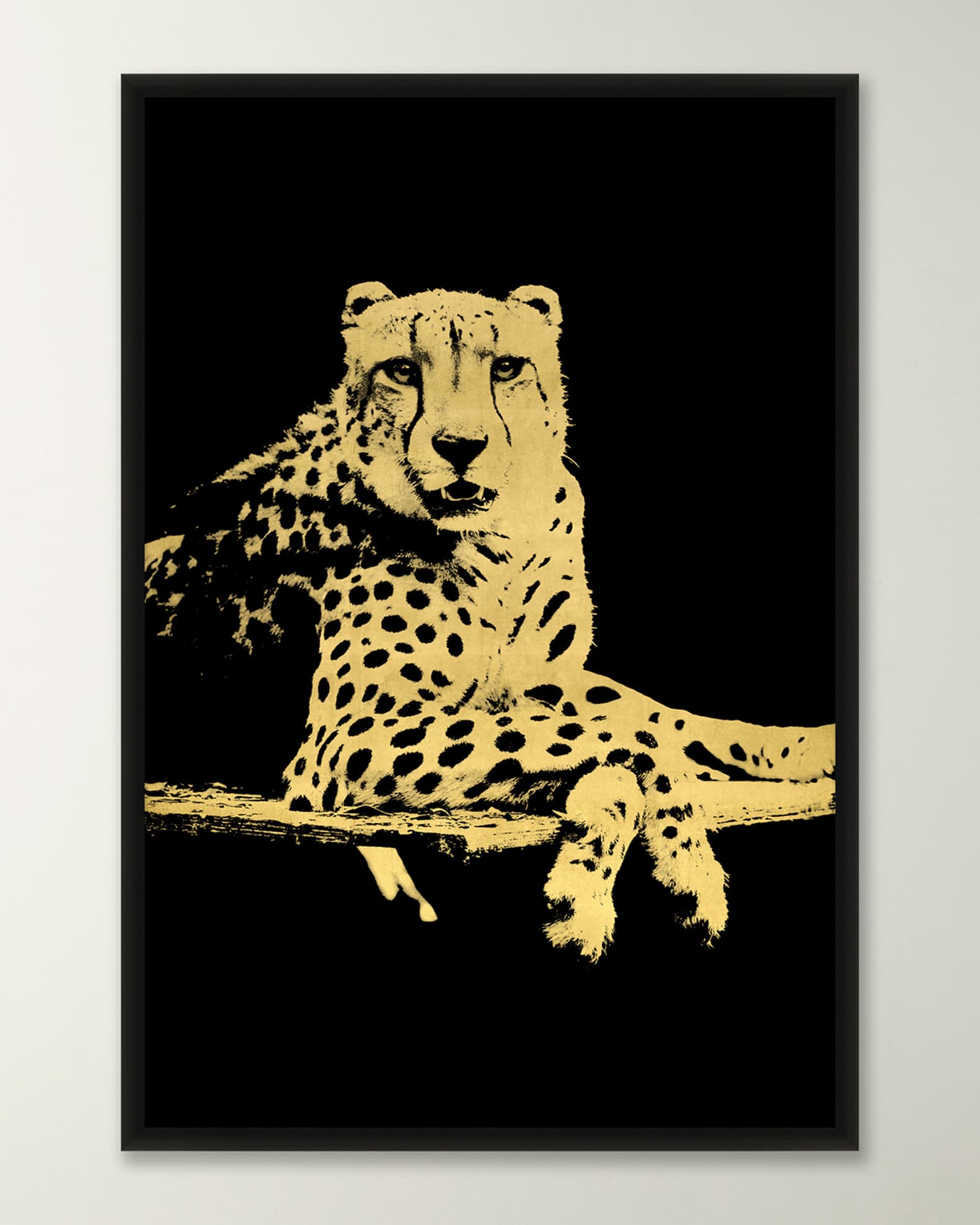 Wendover Art Group "Lounging Leopard 2" Framed Giclee | Horchow