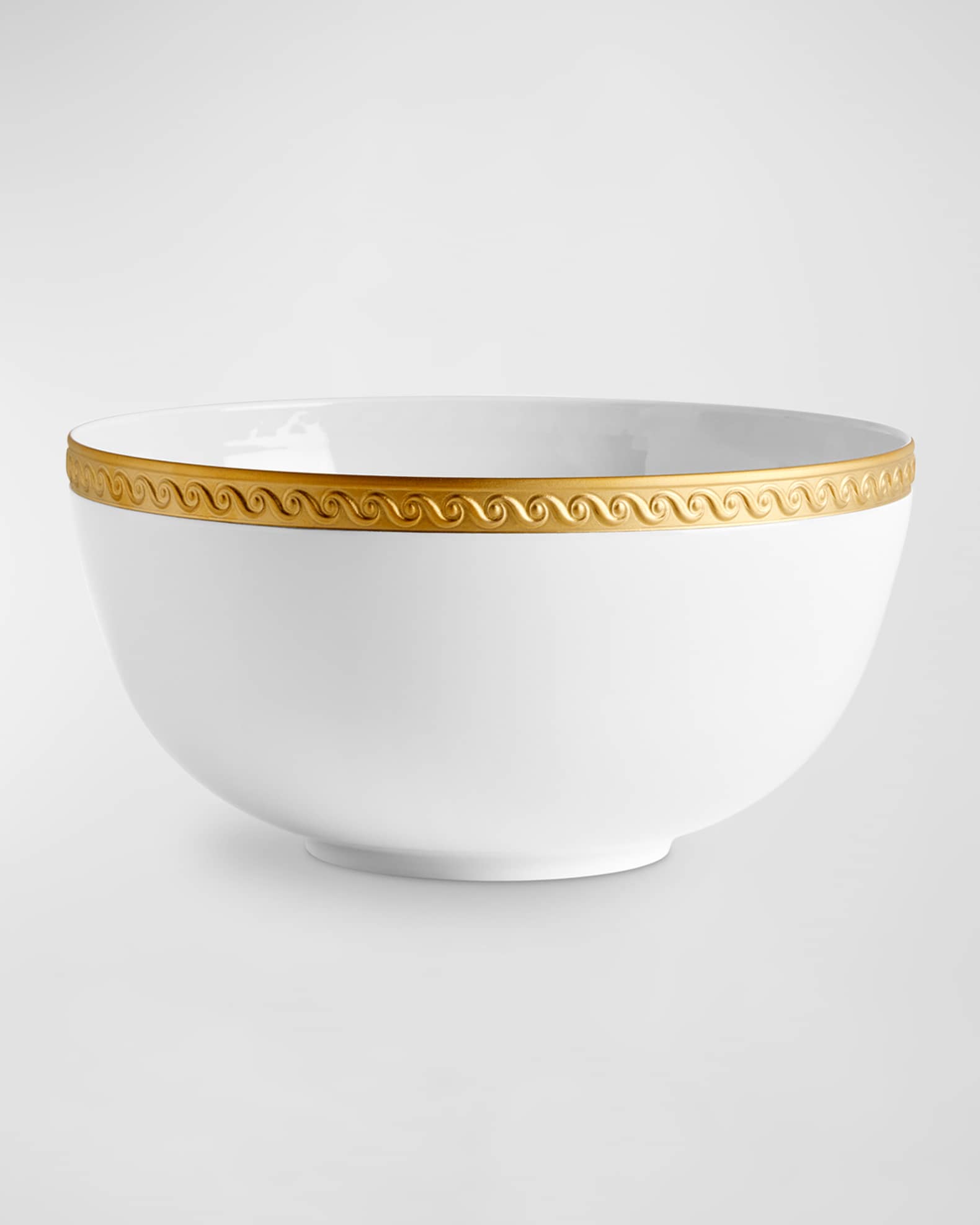 L'Objet Neptune Large 24K Gold-Rimmed Bowl | Horchow