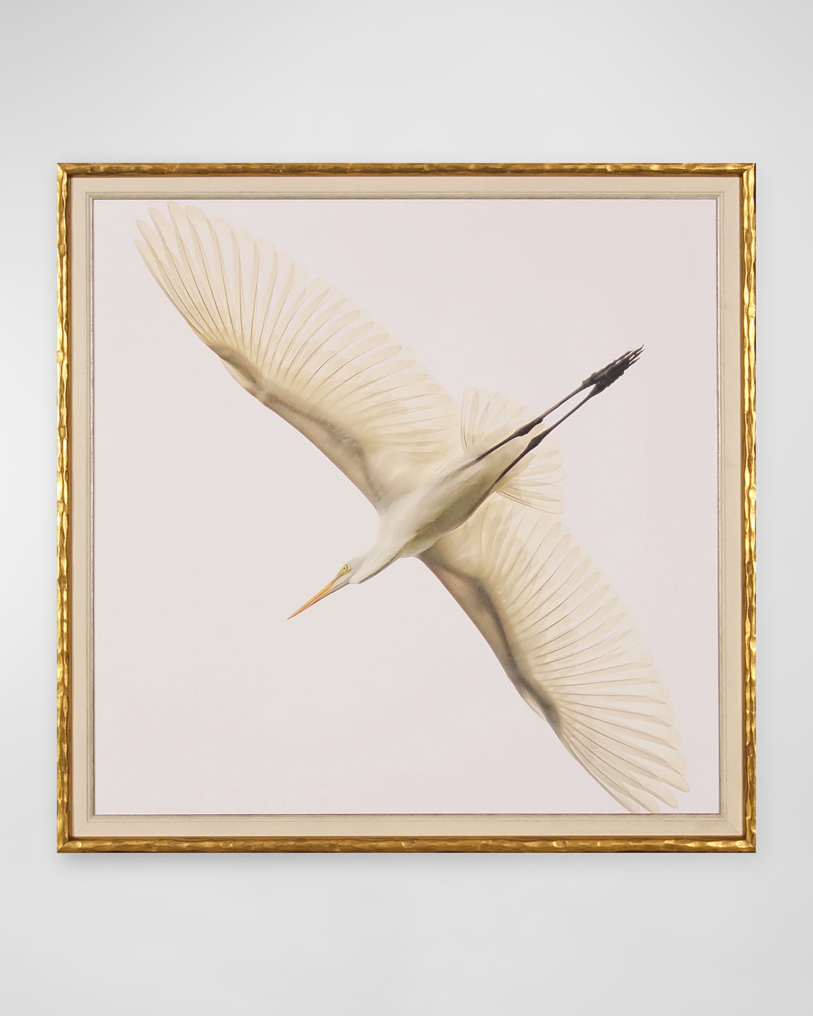 Shadow Catchers Flying Egret Giclee Horchow