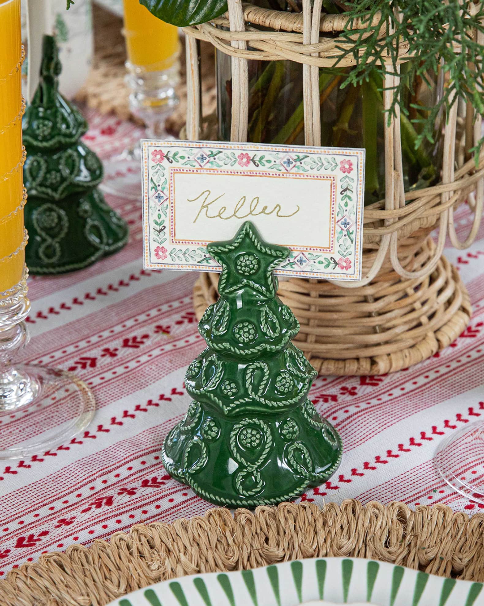 Juliska Berry and Thread North Pole Tree Place Card Holder, Set of 4 ...
