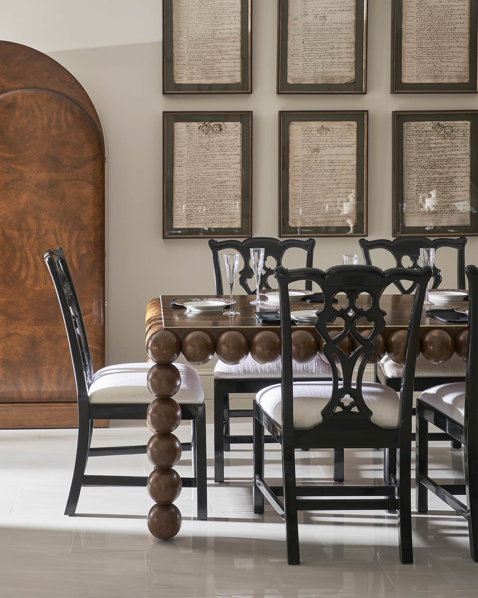 Jonathan Charles Orb Dining Table | Horchow