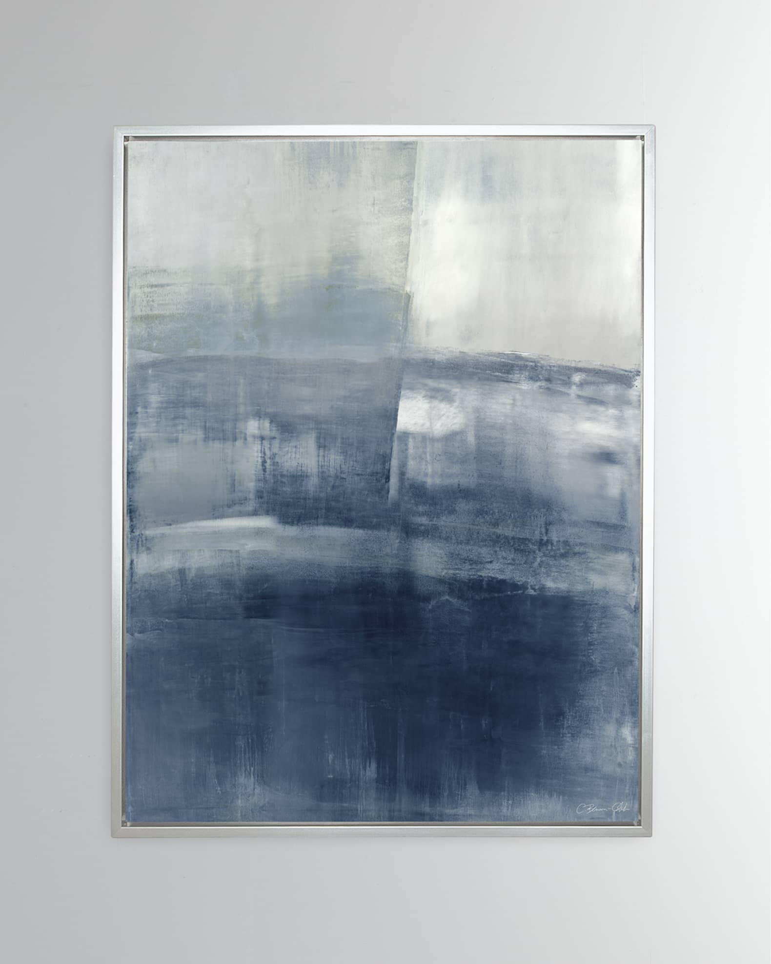 Benson-Cobb Studios "Surfaces in Blue" Vertical Giclee on Canvas Wall ...