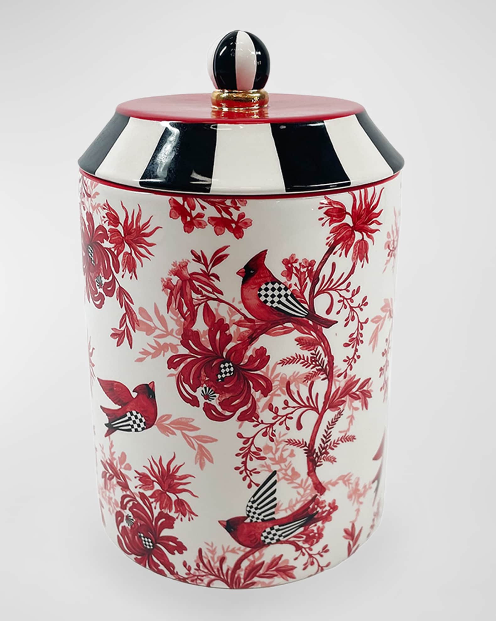 MacKenzie-Childs Cardinal Toile Canister | Horchow