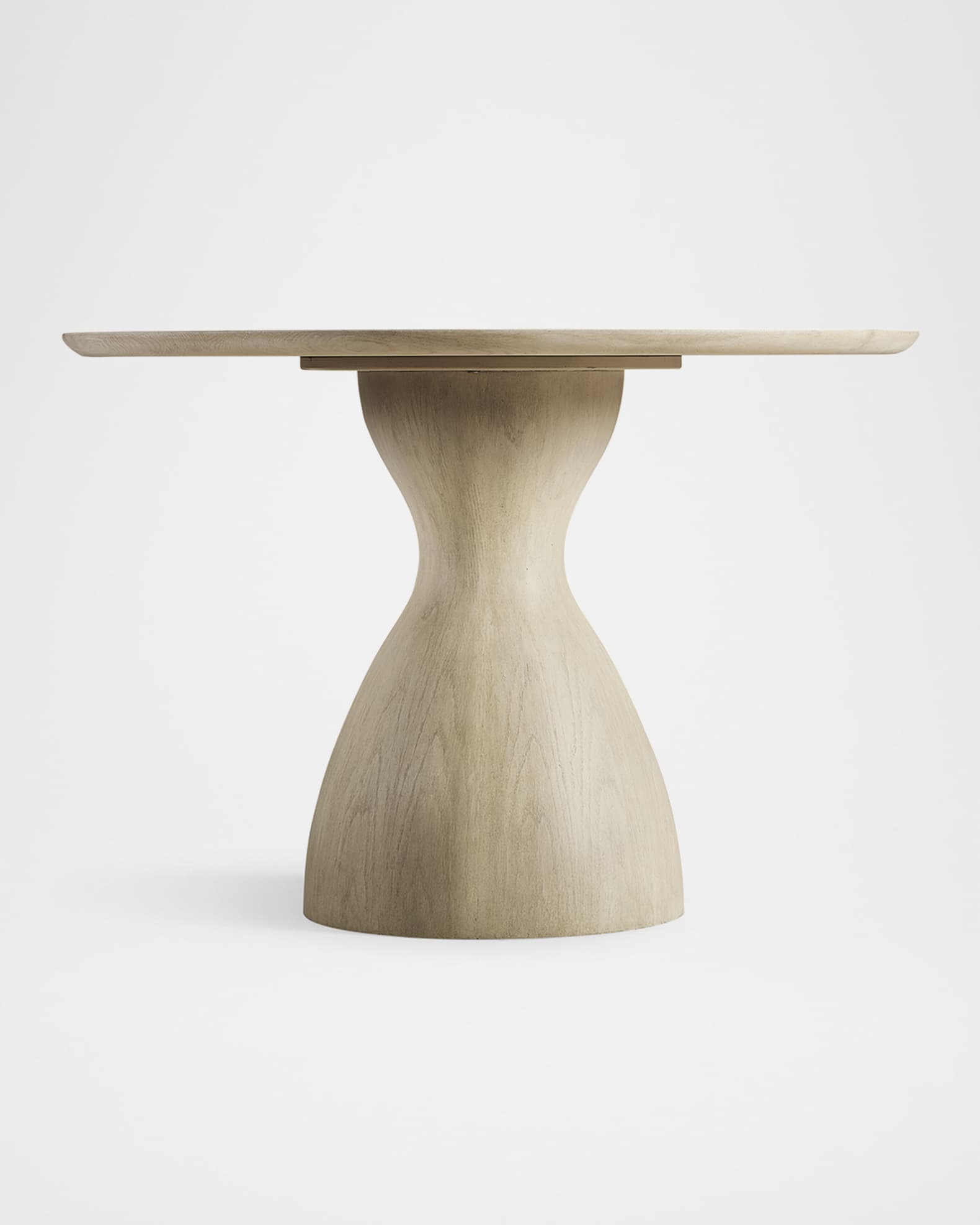 Jonathan Charles Water Seamount Oak Pedestal Dining Table, 44" Round ...