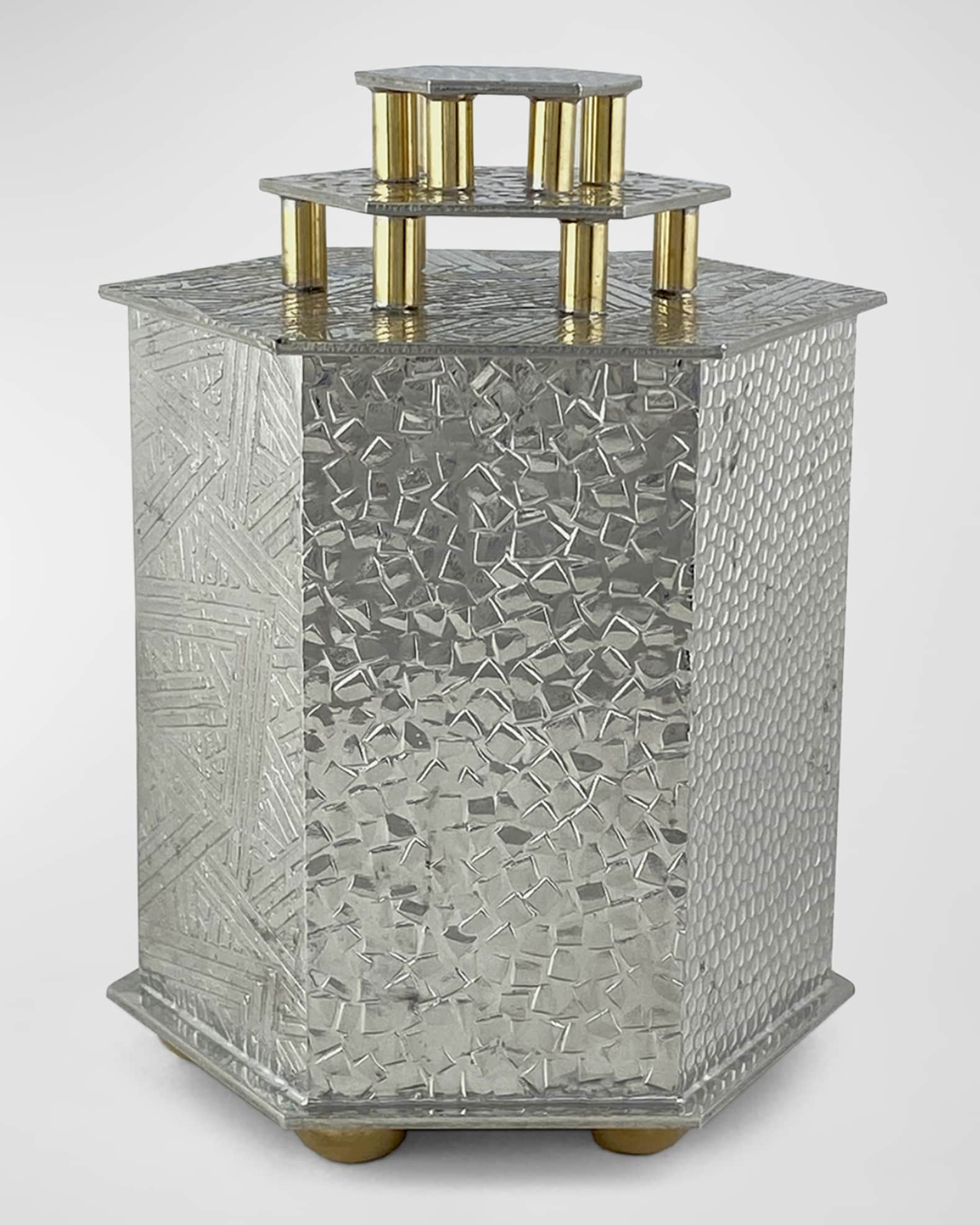 Joy Stember Metal Arts Studio Dinah Collection Hexagonal Tzedakah Box ...