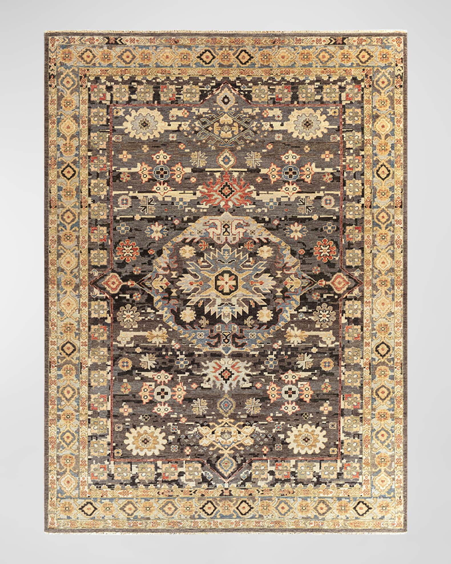 Surya Rugs Cappadocia Rust Hand-Knotted Rug, 9' x 13' | Horchow