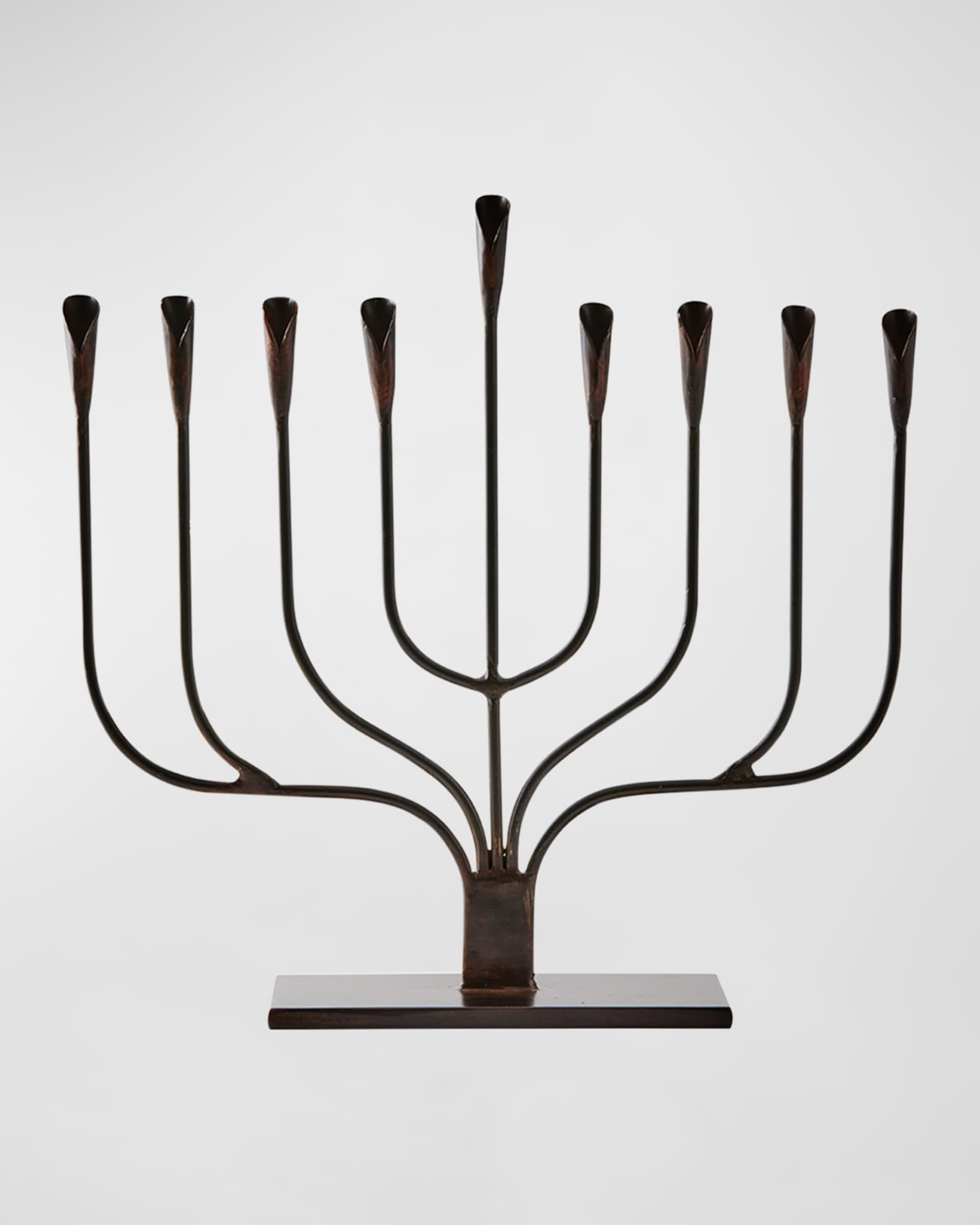 Jan Barboglio Cast Iron Menorah | Horchow