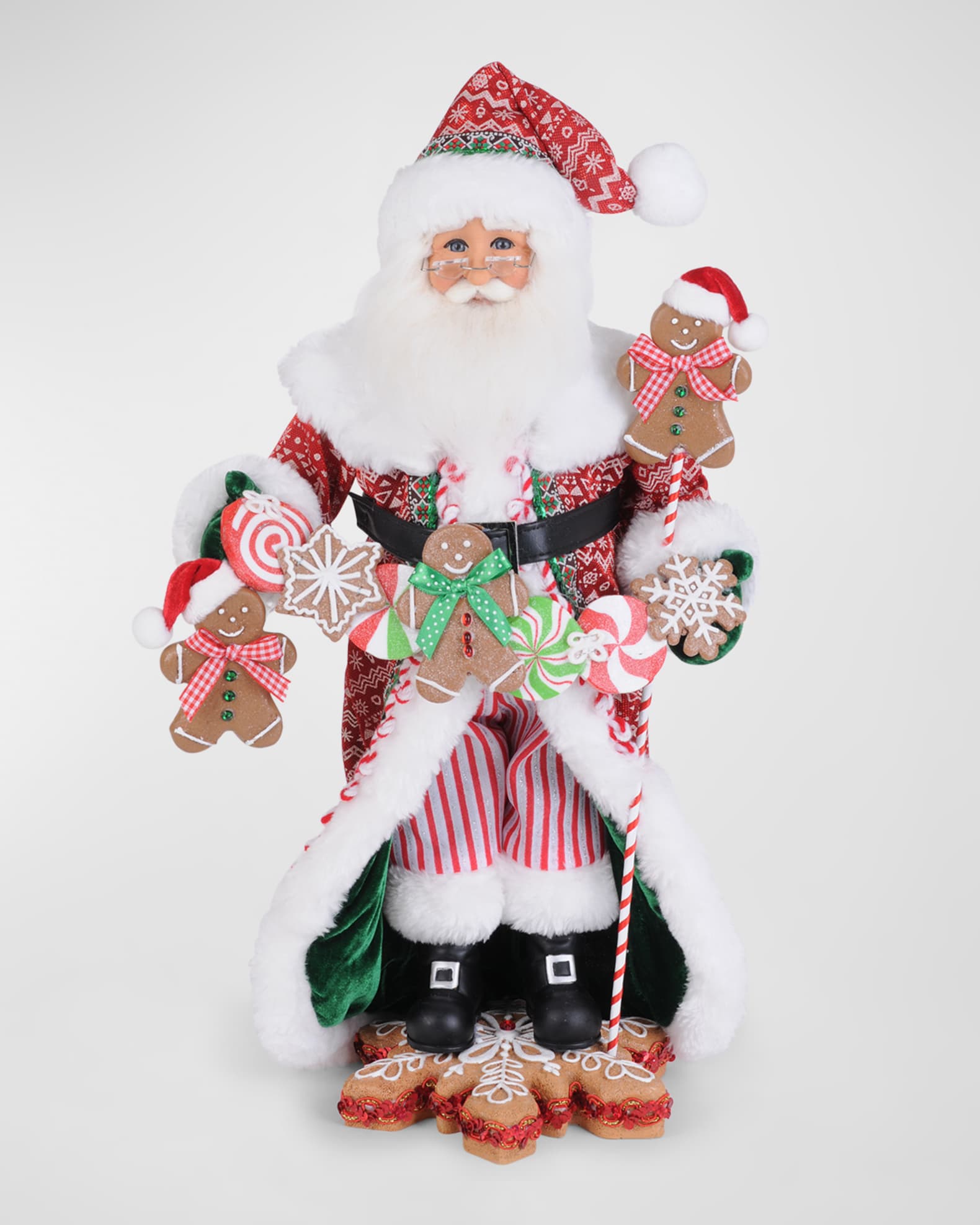 Karen Didion Originals Mr. Gingerbread Santa Figure | Horchow