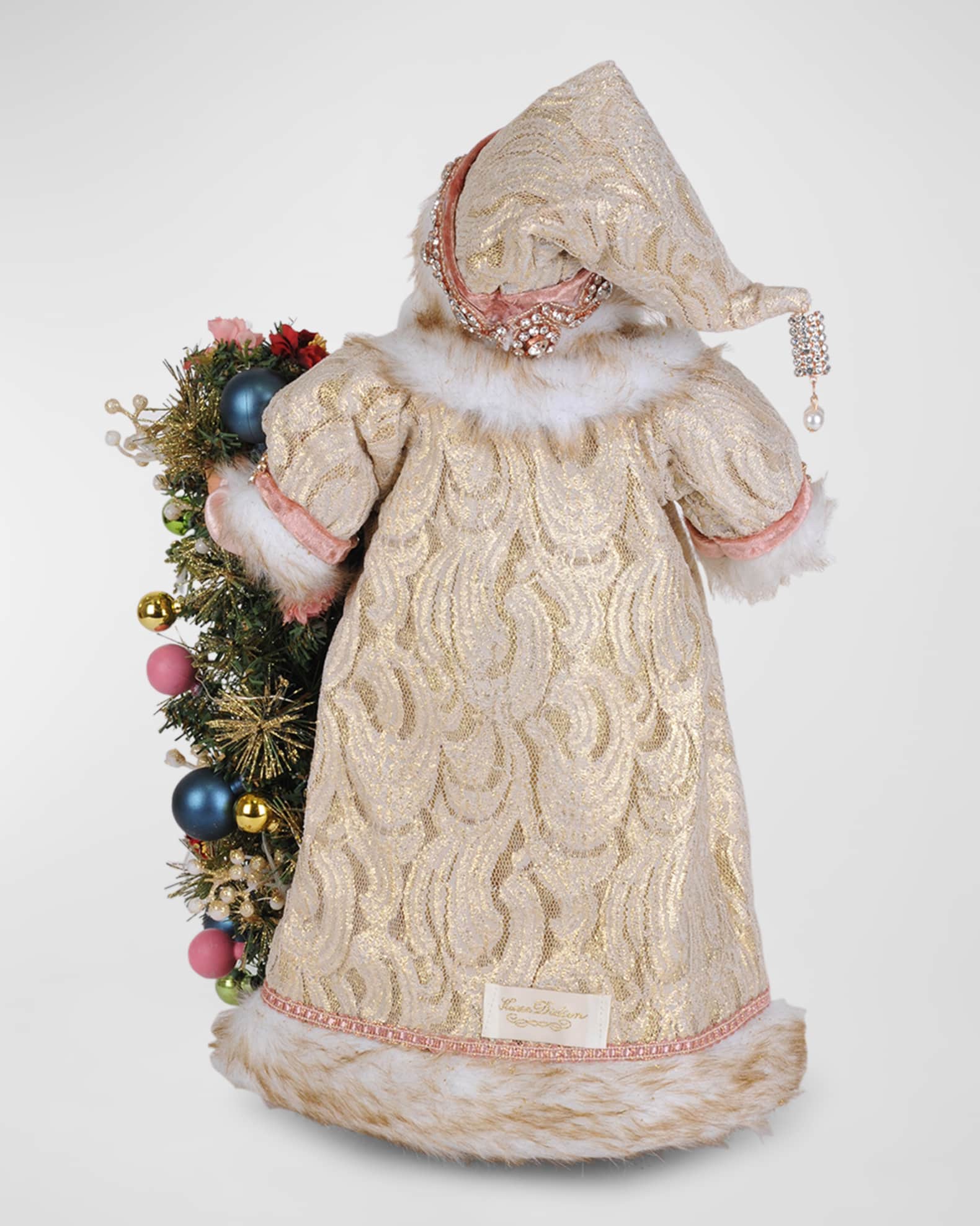 Karen Didion Originals Lighted Victorian Elegance Santa Figure | Horchow