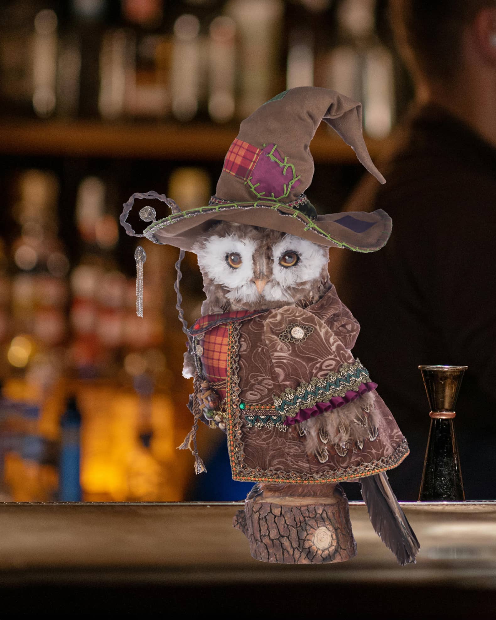 Katherine's Collection Octavius the Owl Warlock Halloween Figurine, 20 ...