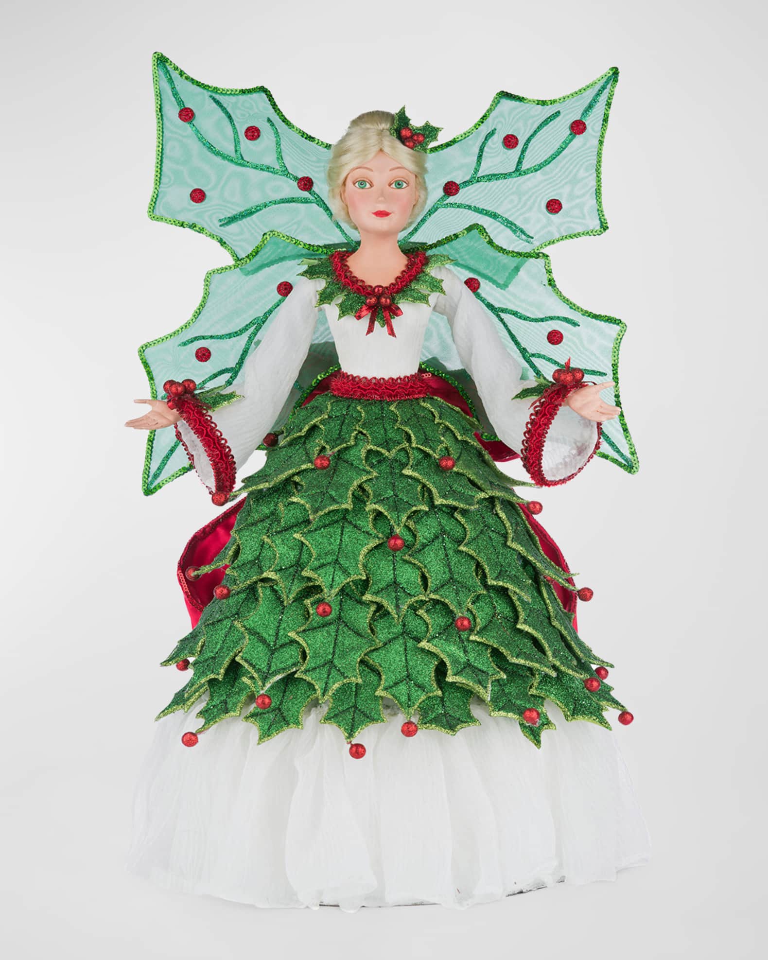 Katherine's Collection Holly Berry Fairy Tree Topper | Horchow