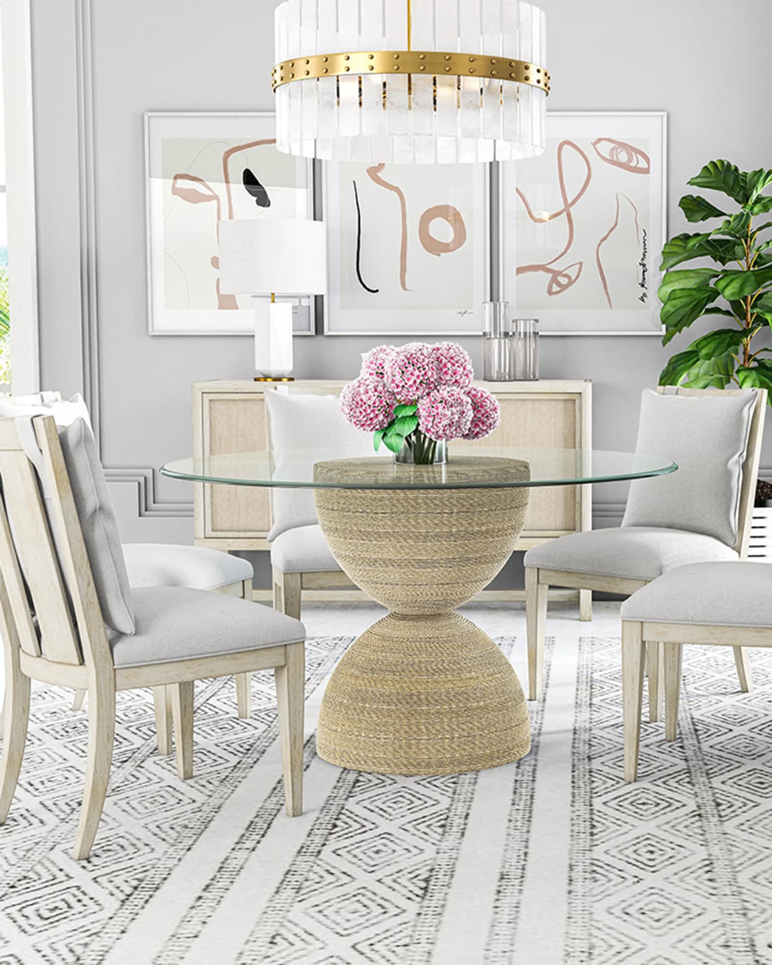 A.R.T. Furniture Cotiere 54" Round Dining Table | Horchow