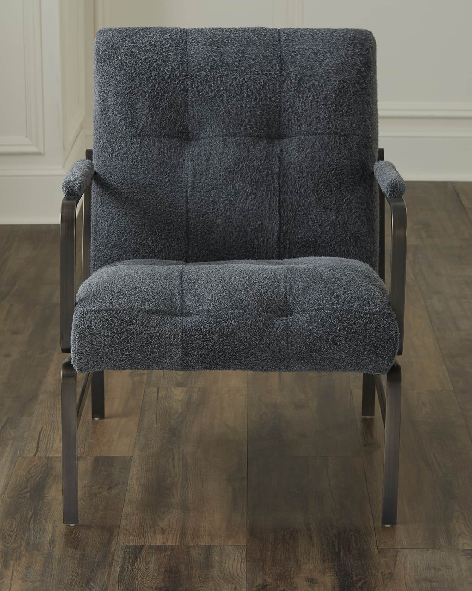 Massoud Olsen Suede Lounge Chair | Horchow