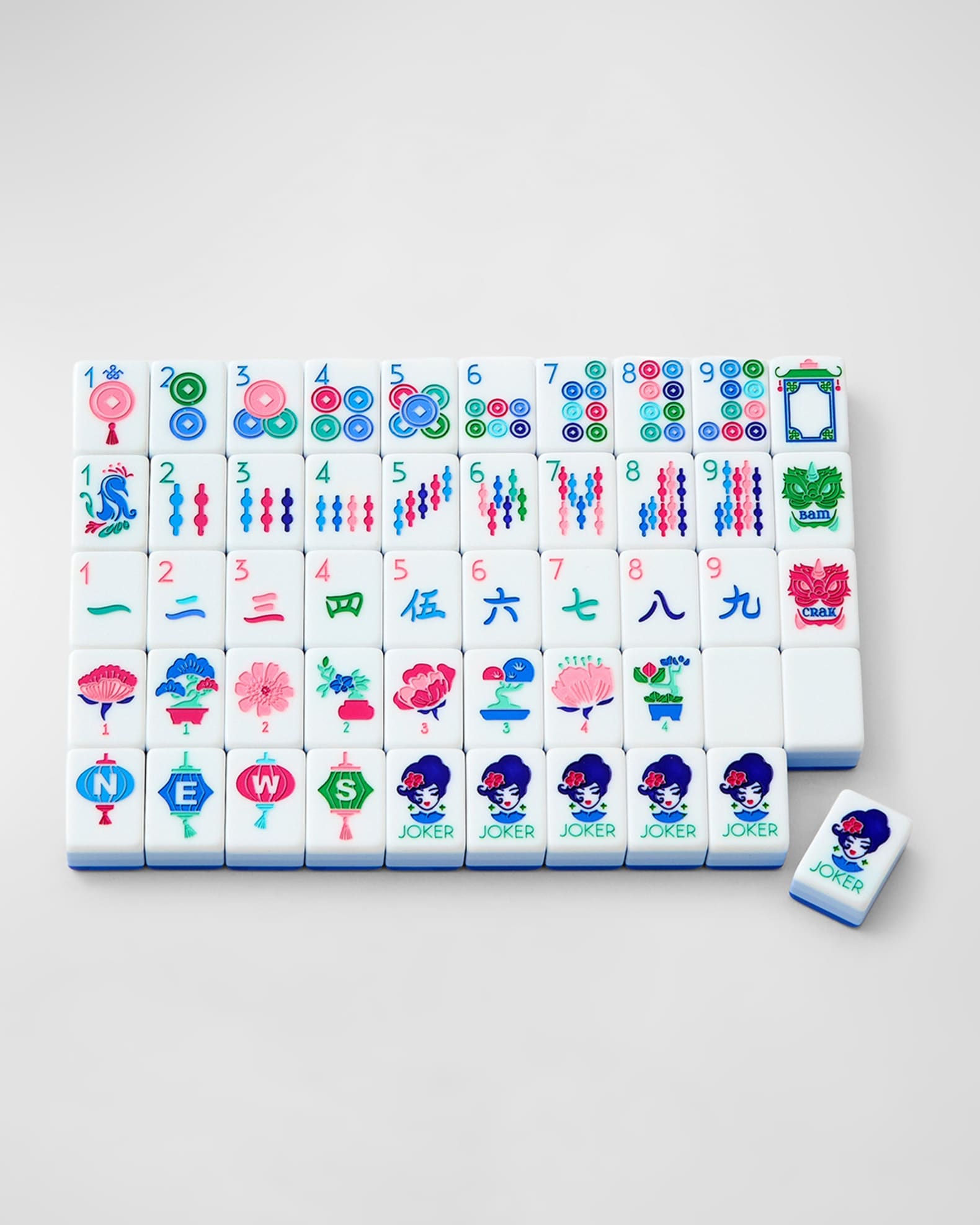 OH MY MAHJONG Lola Mahjong Tile Set | Horchow