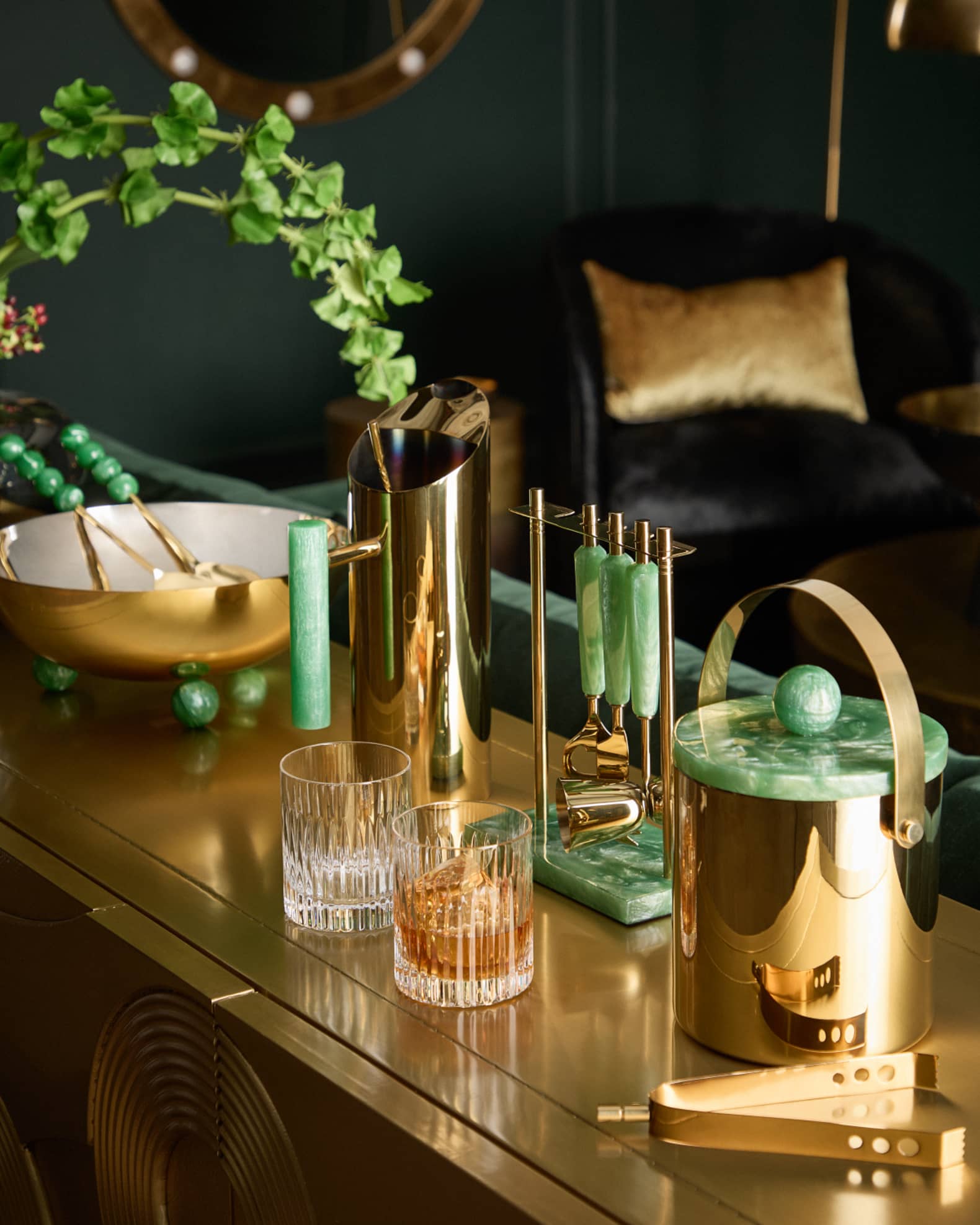 Asher Asher Salad Bowl with Servers | Horchow