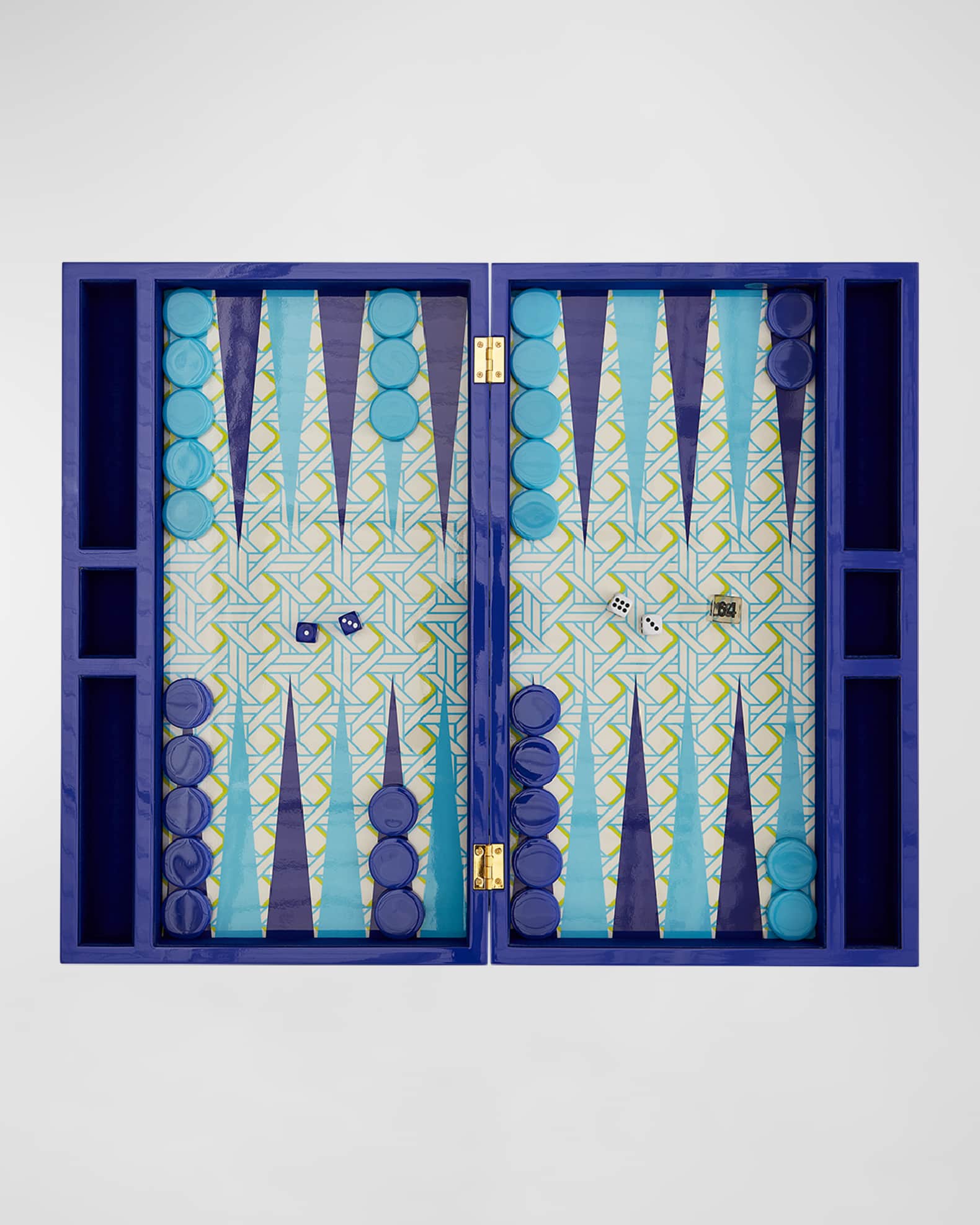 Jonathan Adler Basketweave Backgammon Set | Horchow