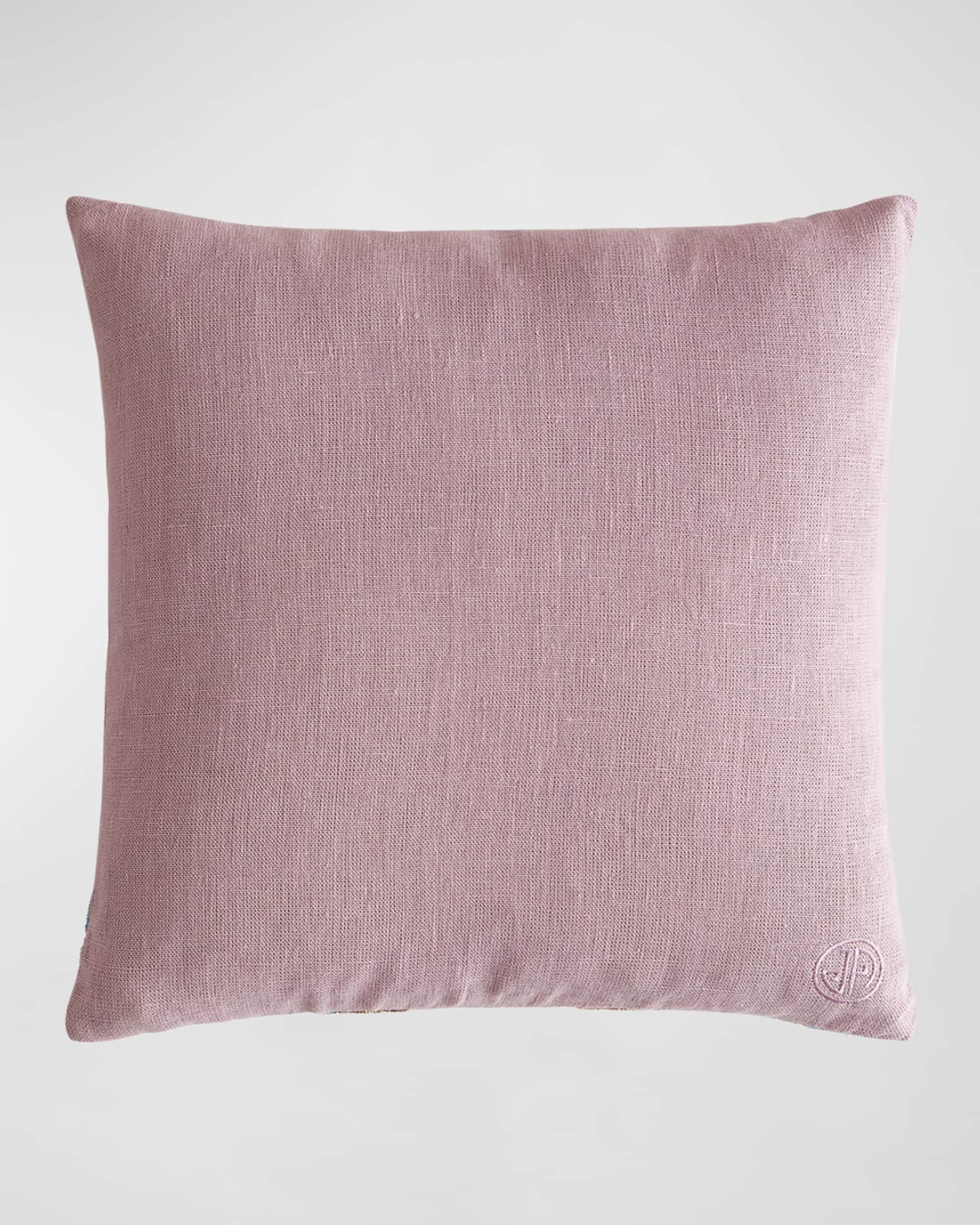 Jonathan Adler Reflected Parrots Beaded Decorative Pillow, 18" | Horchow