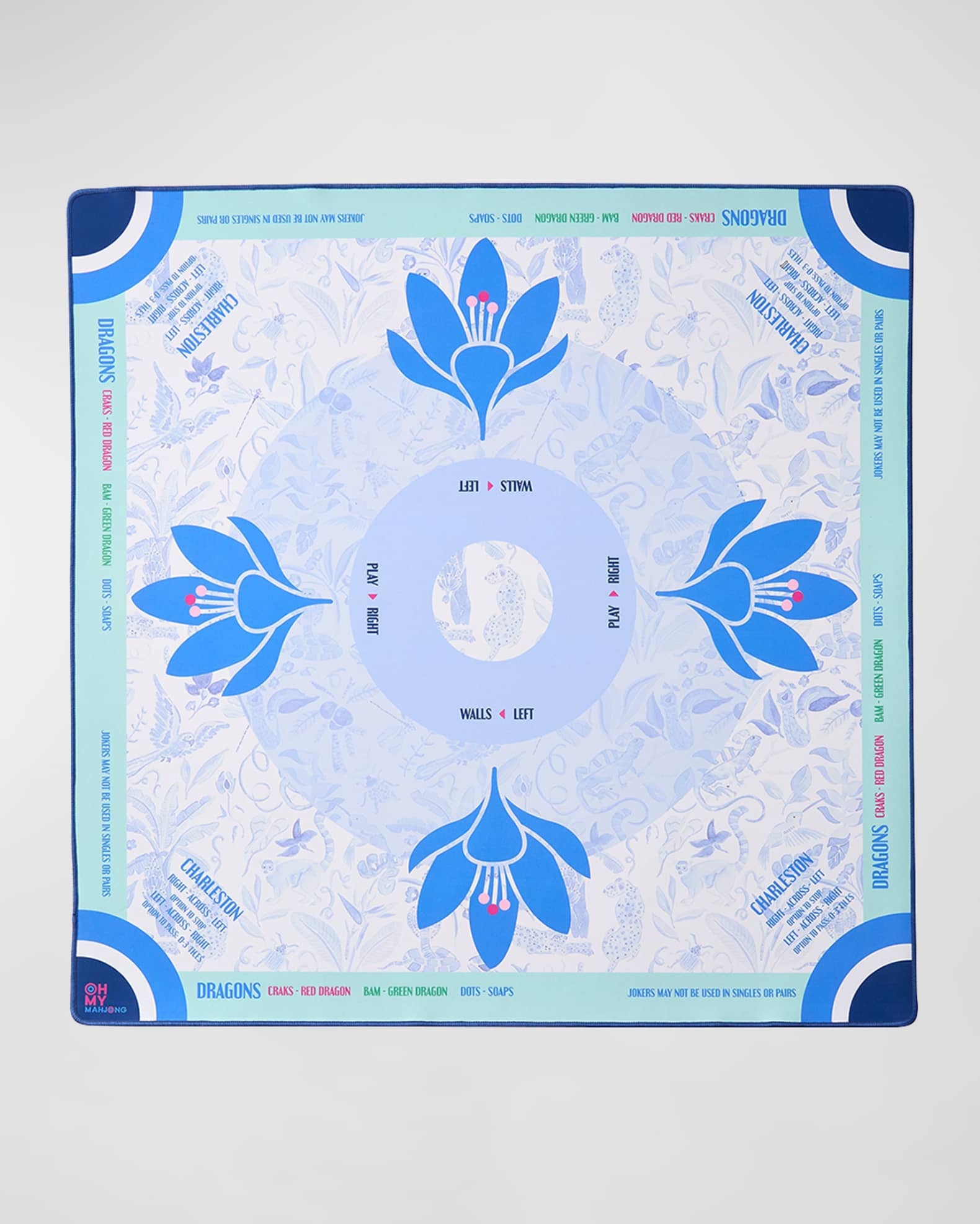 OH MY MAHJONG x Catherine Cartie Lola Neoprene Mahjong Mat | Horchow