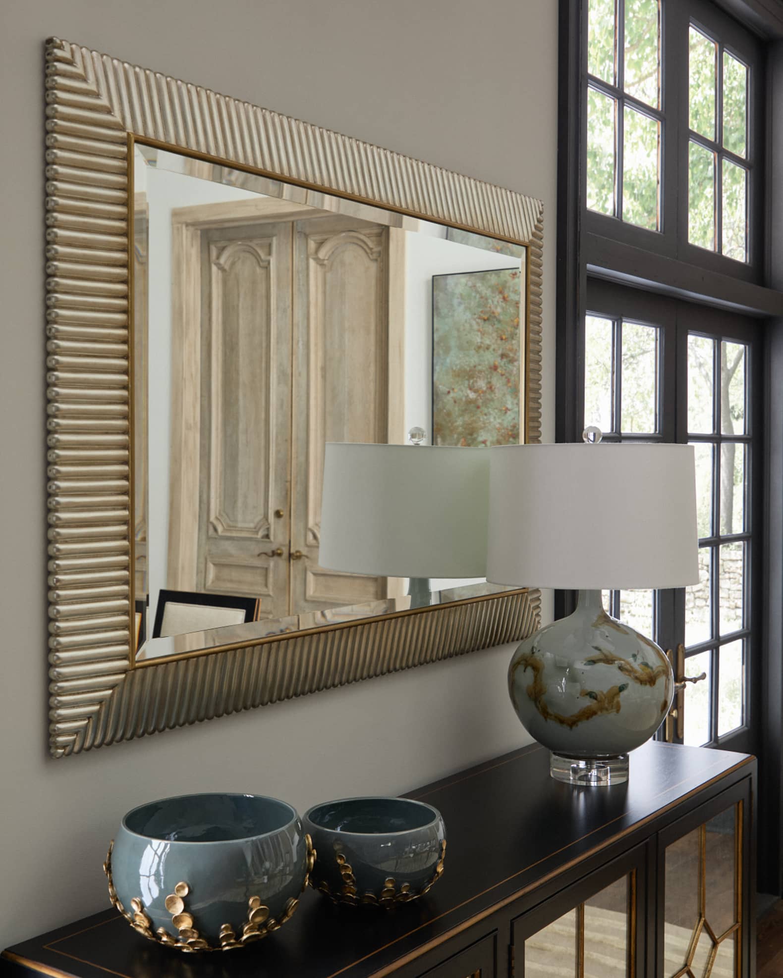 John-Richard Collection Gawain 57" Wall Mirror | Horchow