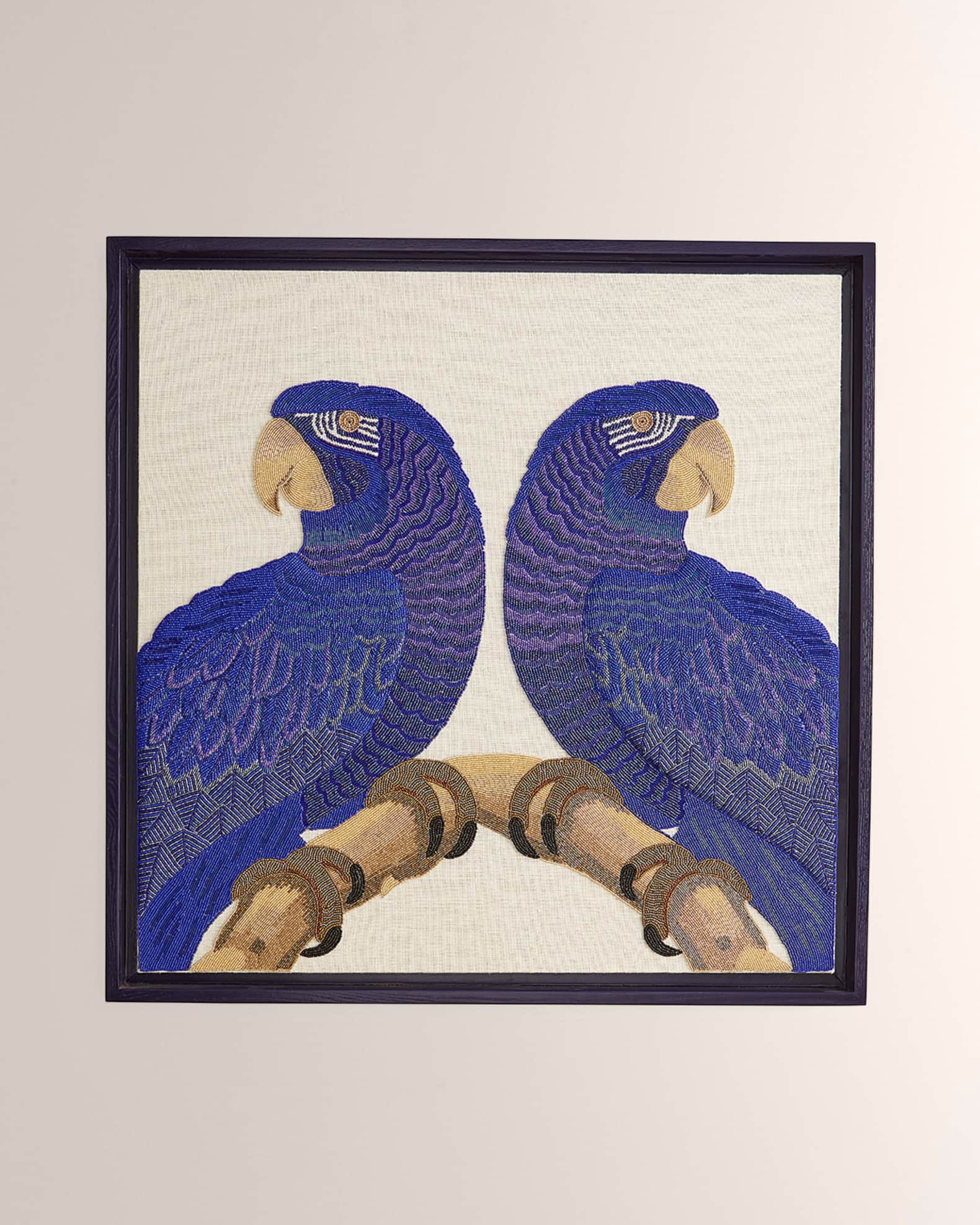 Jonathan Adler Macaw Beaded Wall Art | Horchow