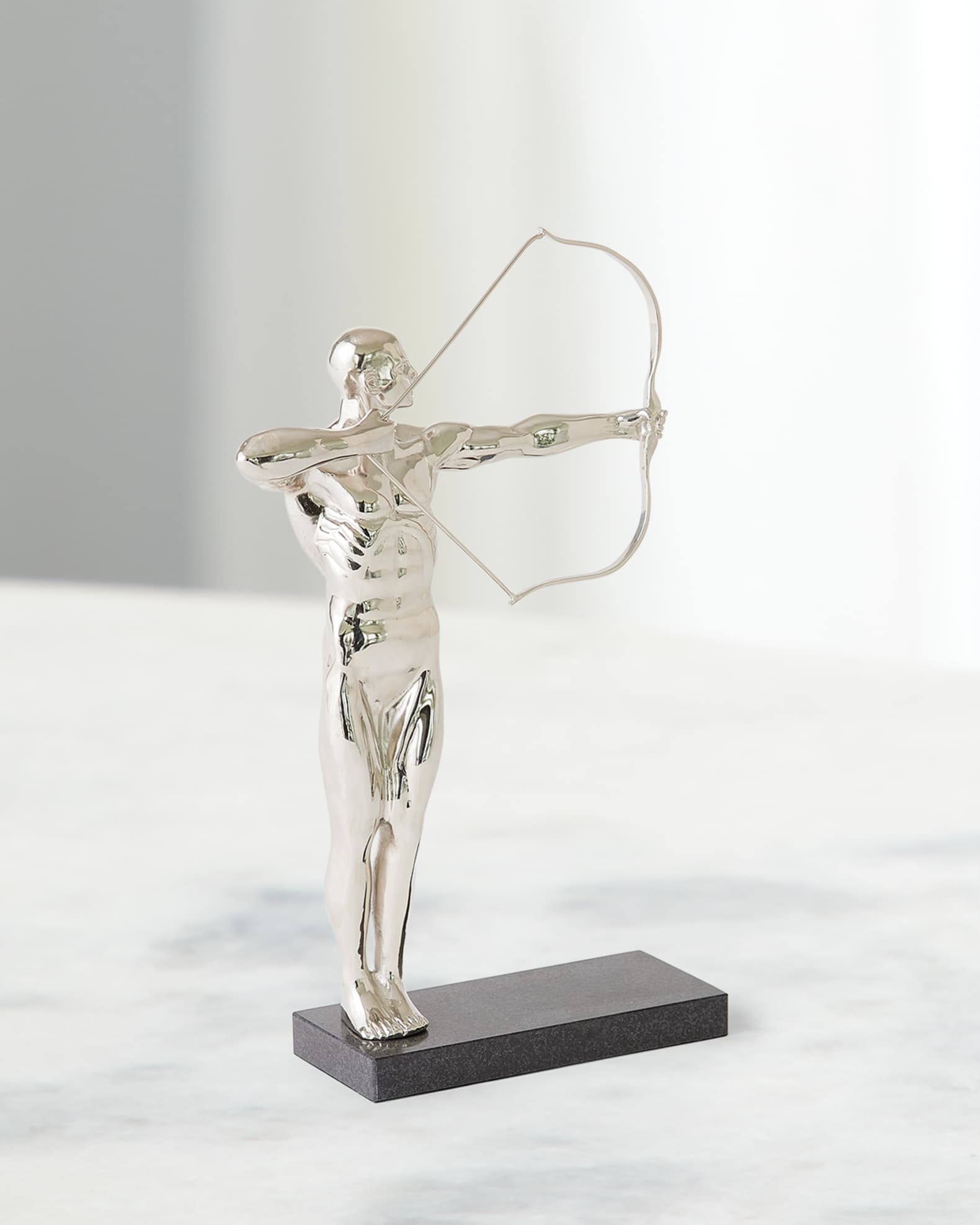 Global Views The Archer Sculpture, Nickel | Horchow