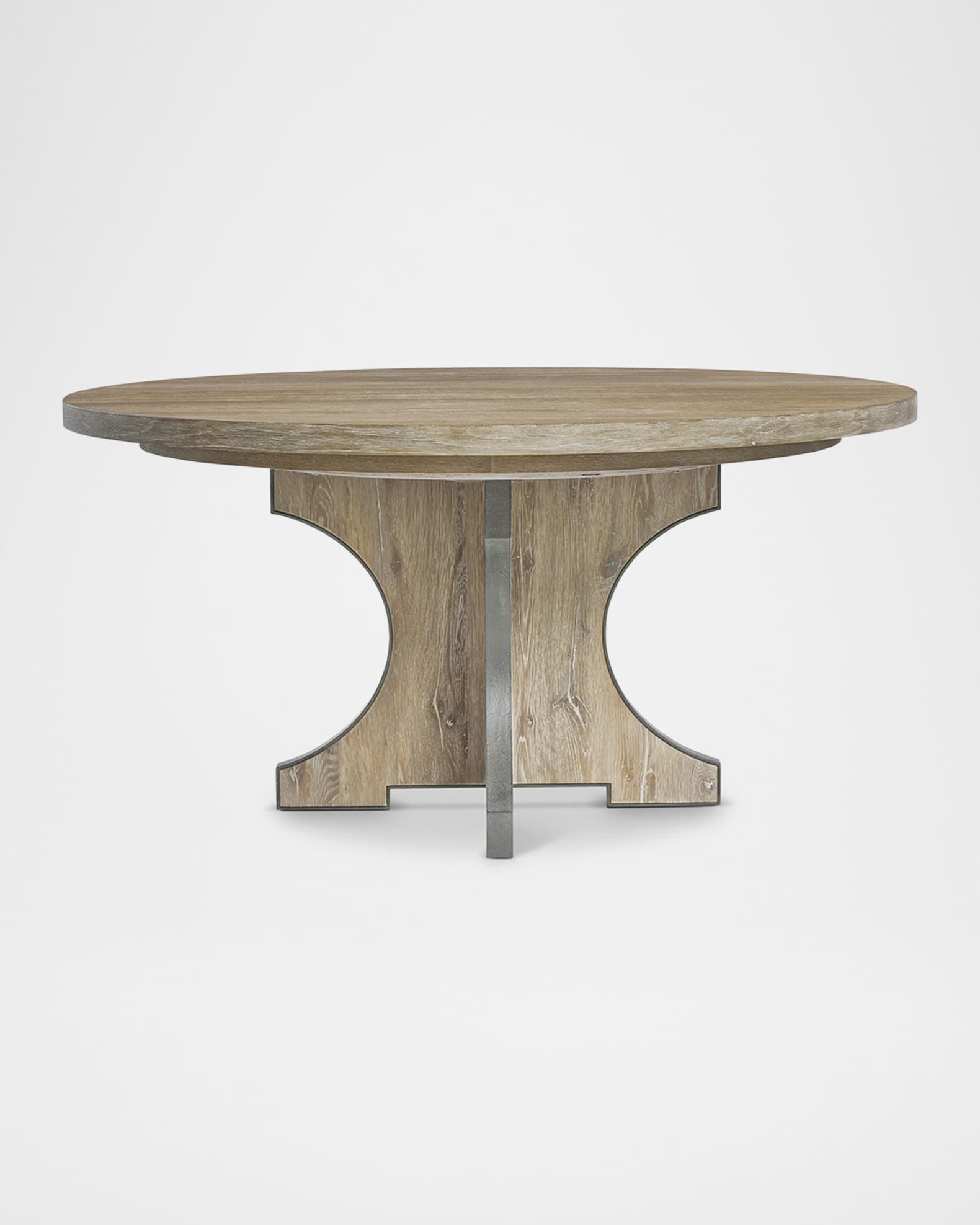 Bernhardt Tribeca 60" Round Dining Table with 1 Leaf | Horchow