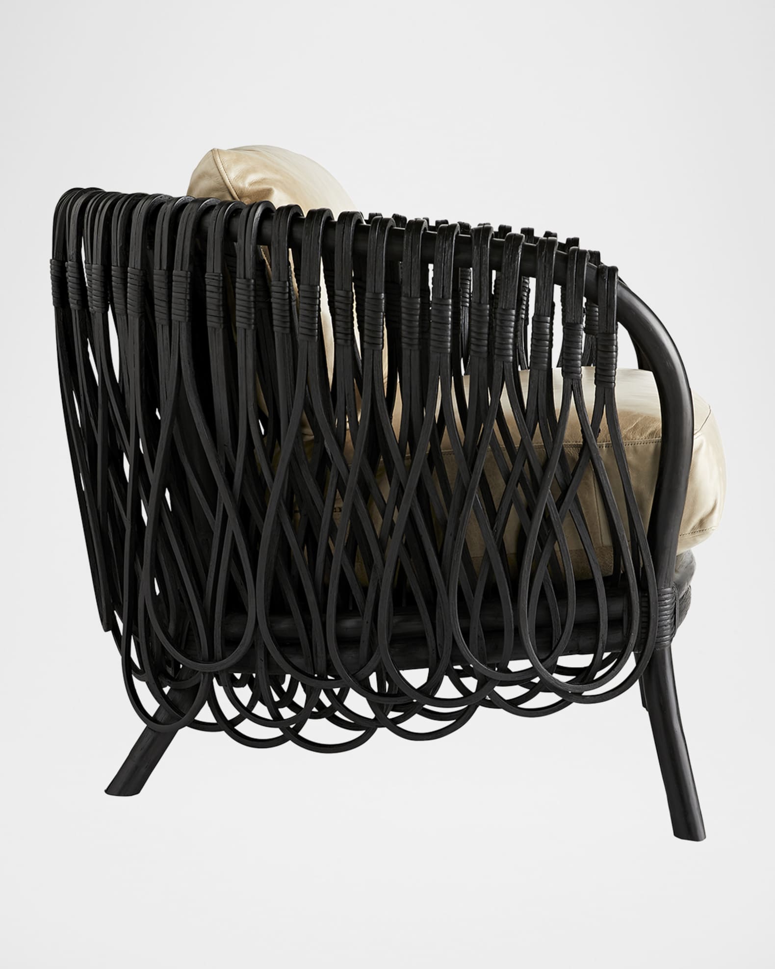 Arteriors Strata Leather Lounge Chair | Horchow