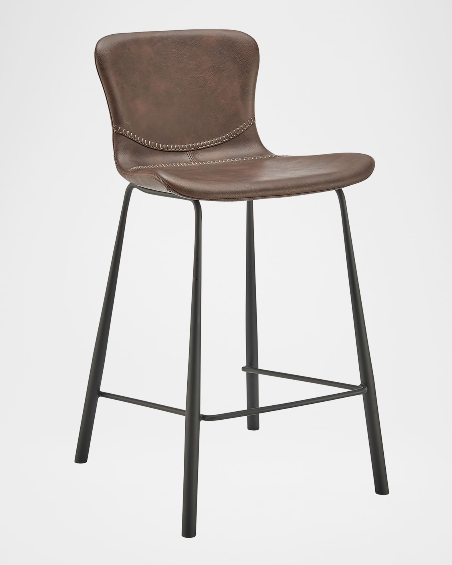 Euro Style Melody Vegan Leather 25" Counter Stool | Horchow