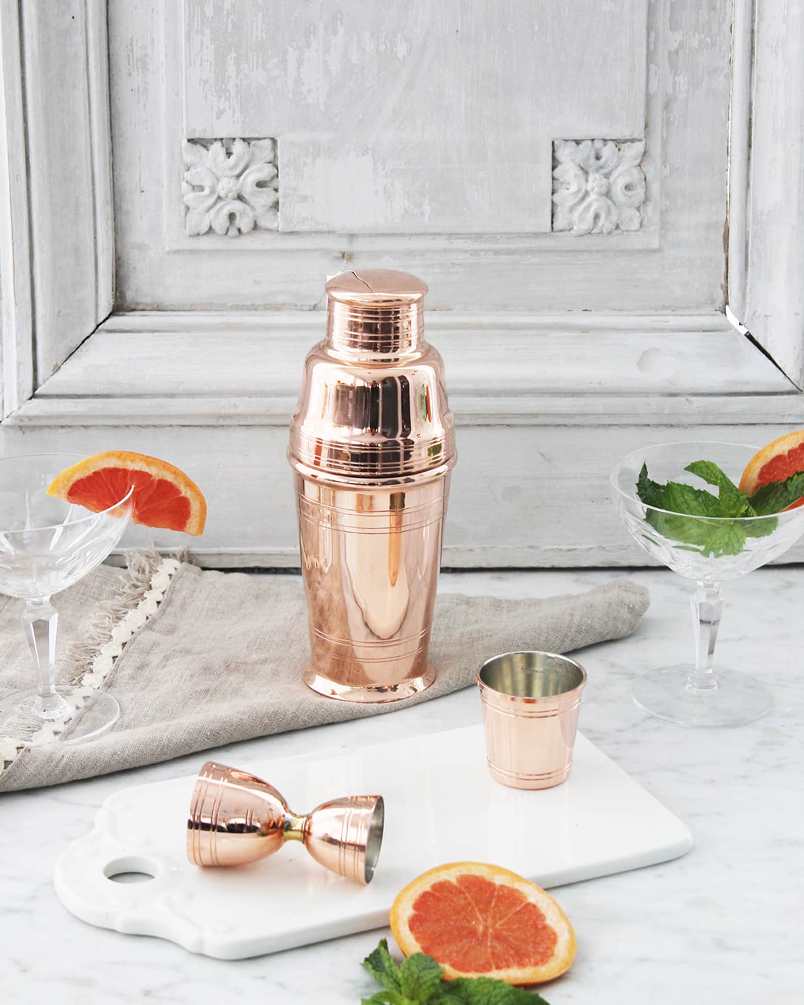 Coppermill Kitchen Vintage Inspired Art Deco Barware Set | Horchow