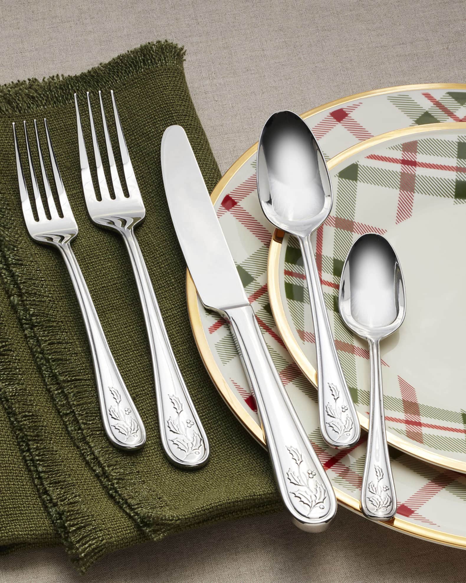 Lenox Holiday 65-Piece Flatware Set | Horchow