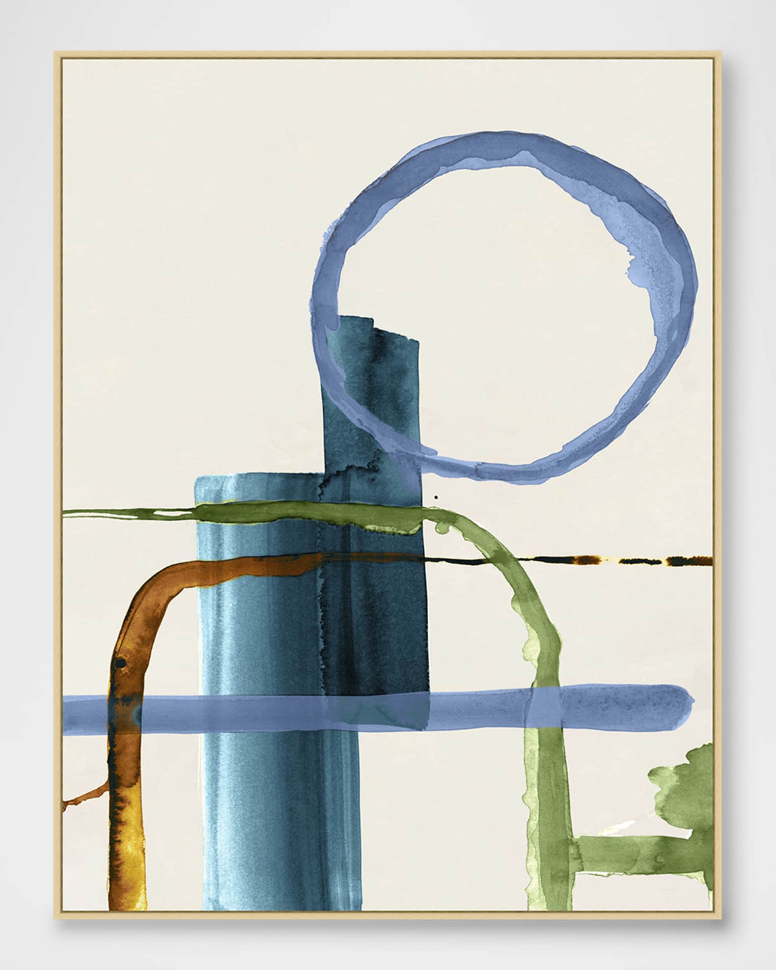 Wendover Art Group "Modernist Playground 1" Framed Giclee Wall Art ...