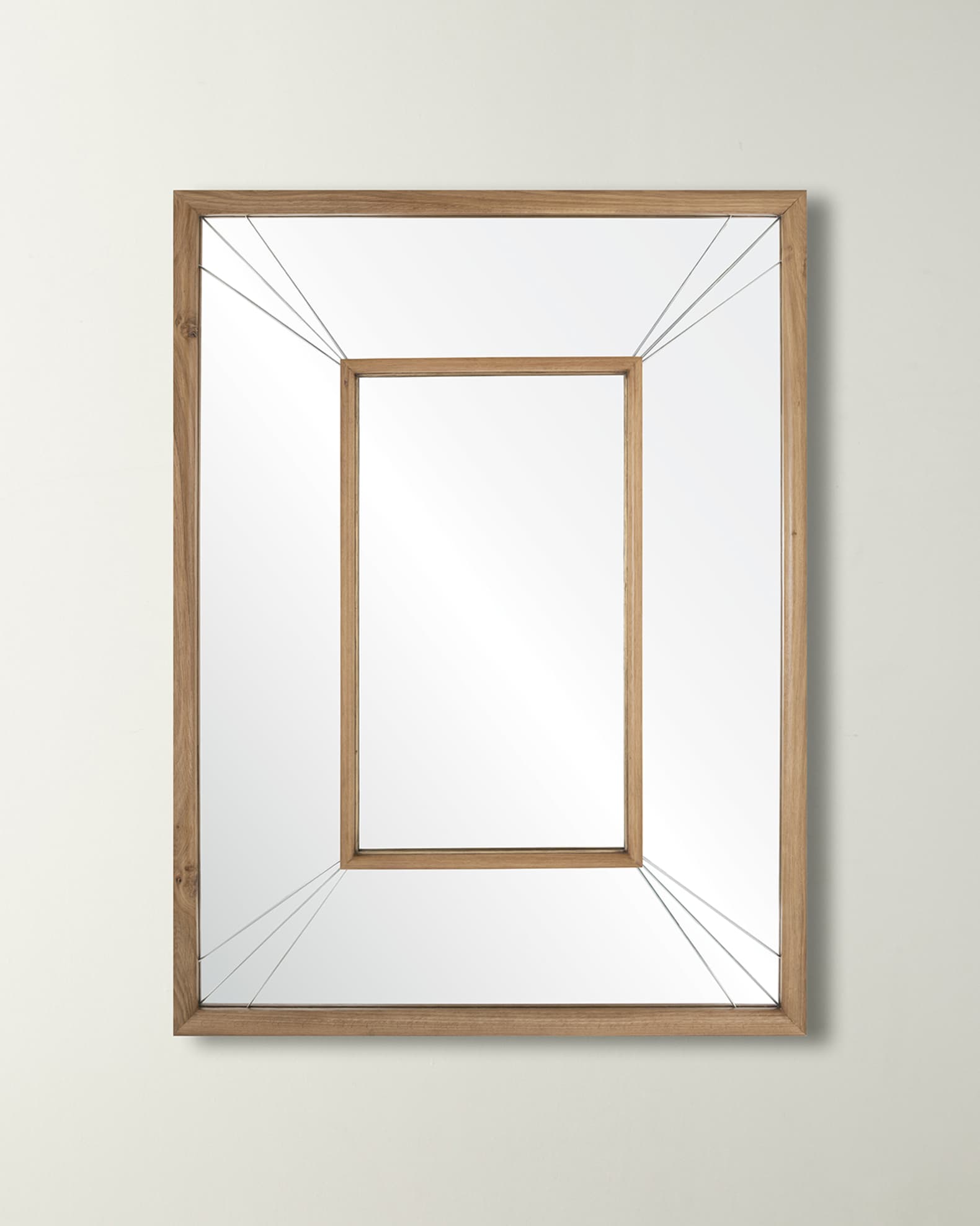 Mirror Home Hand-Carved Oak Mirror | Horchow