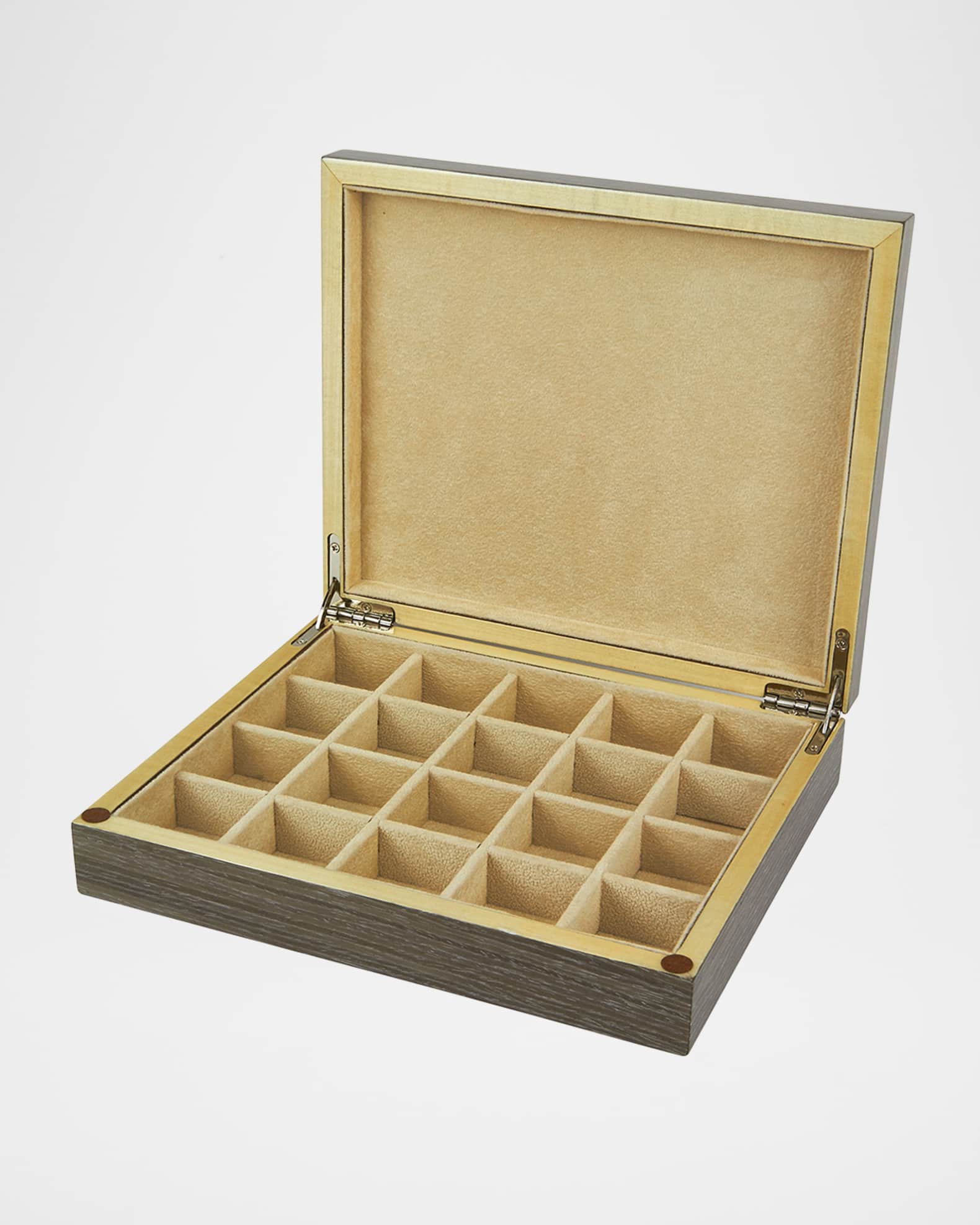 Tizo Polished Wood Cufflink Box | Horchow
