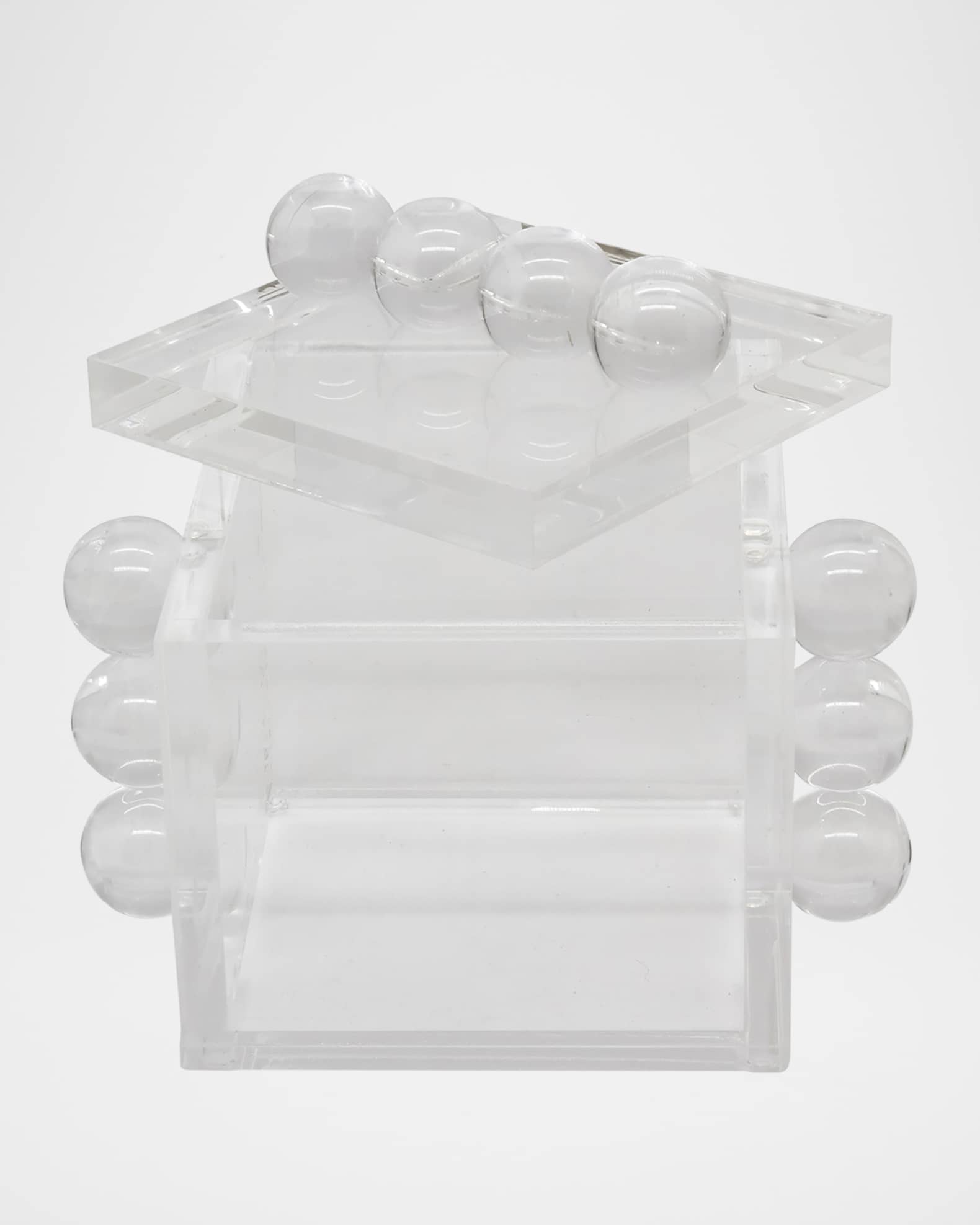 Tizo Clear Lucite Box with Bubbles | Horchow
