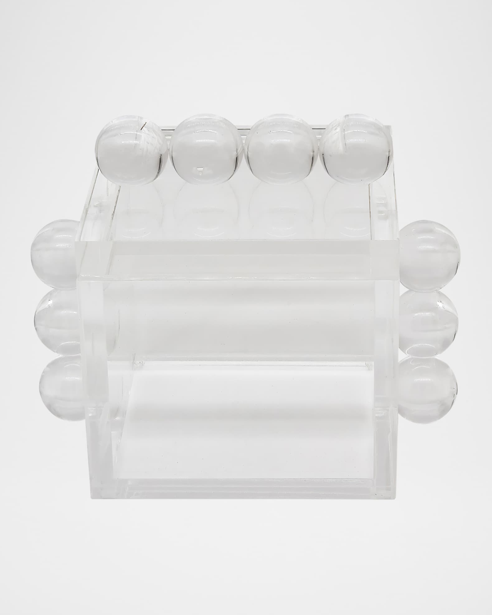 Tizo Clear Lucite Box with Bubbles | Horchow