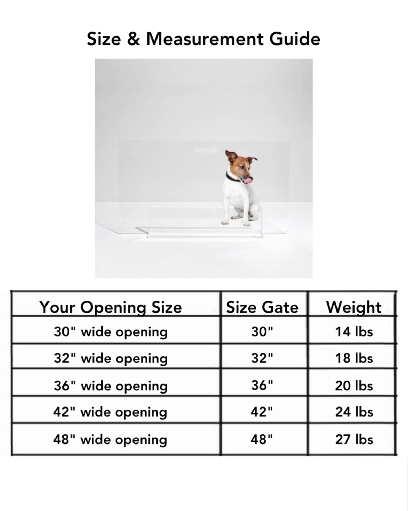 HIDDIN Low Clear Pet Gate Panel, 32" | Horchow