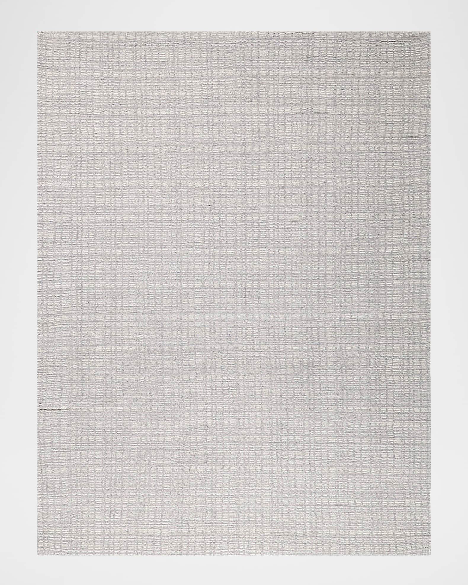 Exquisite Rugs Alpine Hand-Loomed Silver & Ivory Rug, 10' x 14' | Horchow