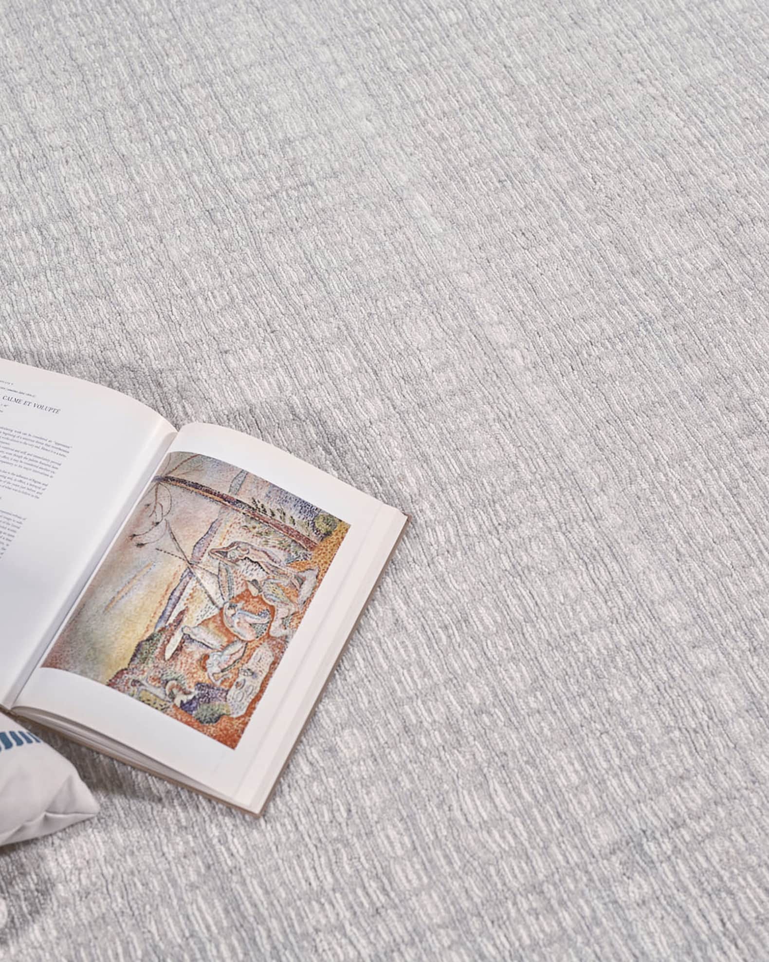 Exquisite Rugs Alpine Hand-Loomed Silver & Ivory Rug, 12' x 15' | Horchow