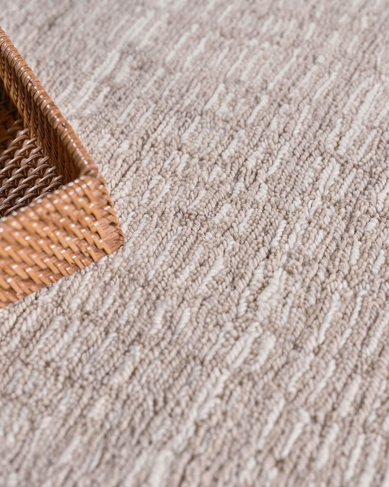 Exquisite Rugs Alpine Hand-Loomed Beige & Ivory Rug, 9' x 12' | Horchow