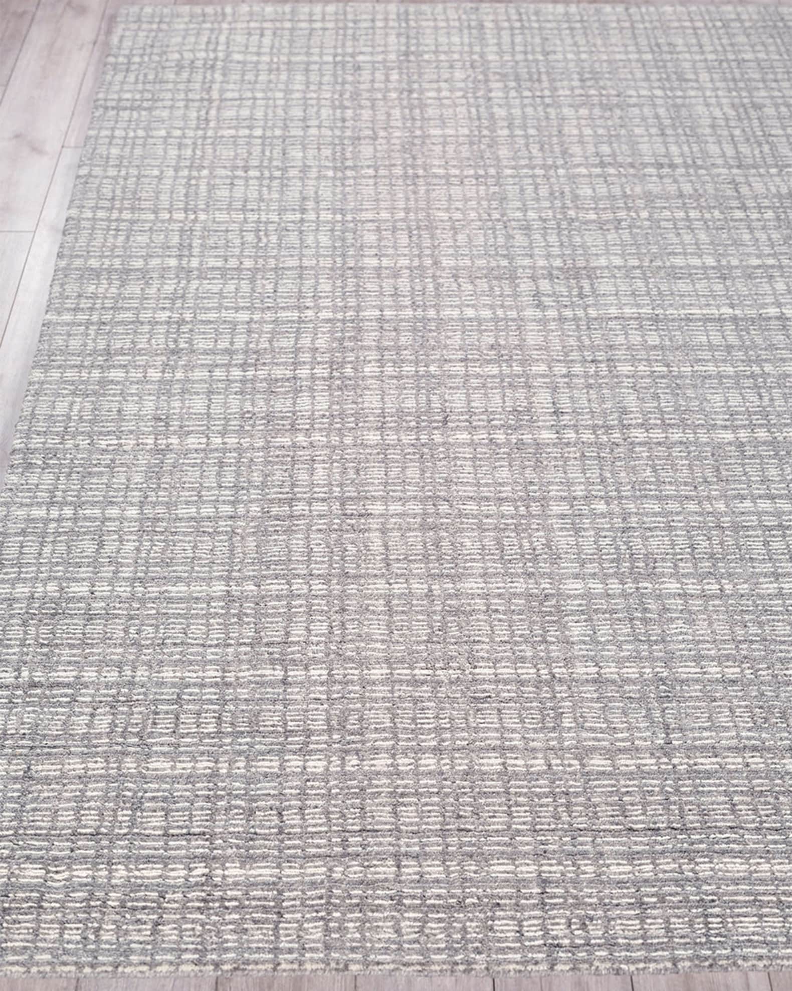Exquisite Rugs Alpine Hand-Loomed Gray & Ivory Rug, 12' x 15' | Horchow