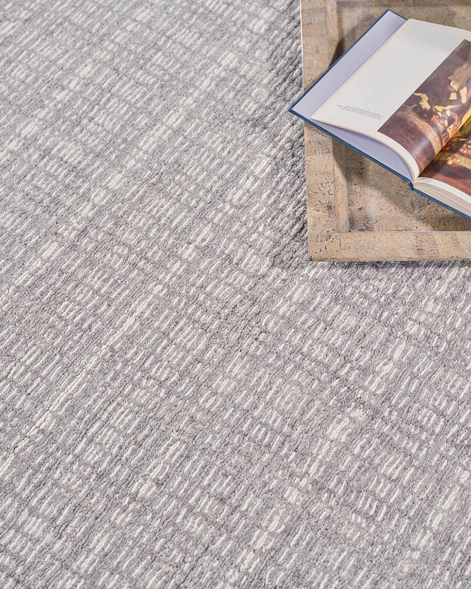 Exquisite Rugs Alpine Hand-Loomed Gray & Ivory Rug, 12' x 15' | Horchow