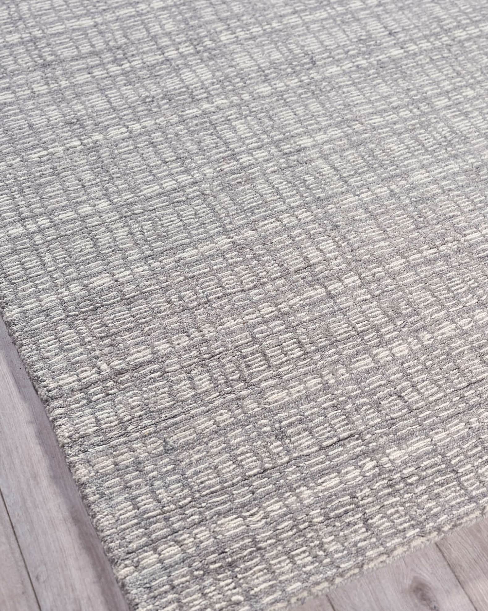 Exquisite Rugs Alpine Hand-Loomed Gray & Ivory Rug, 9' x 12' | Horchow