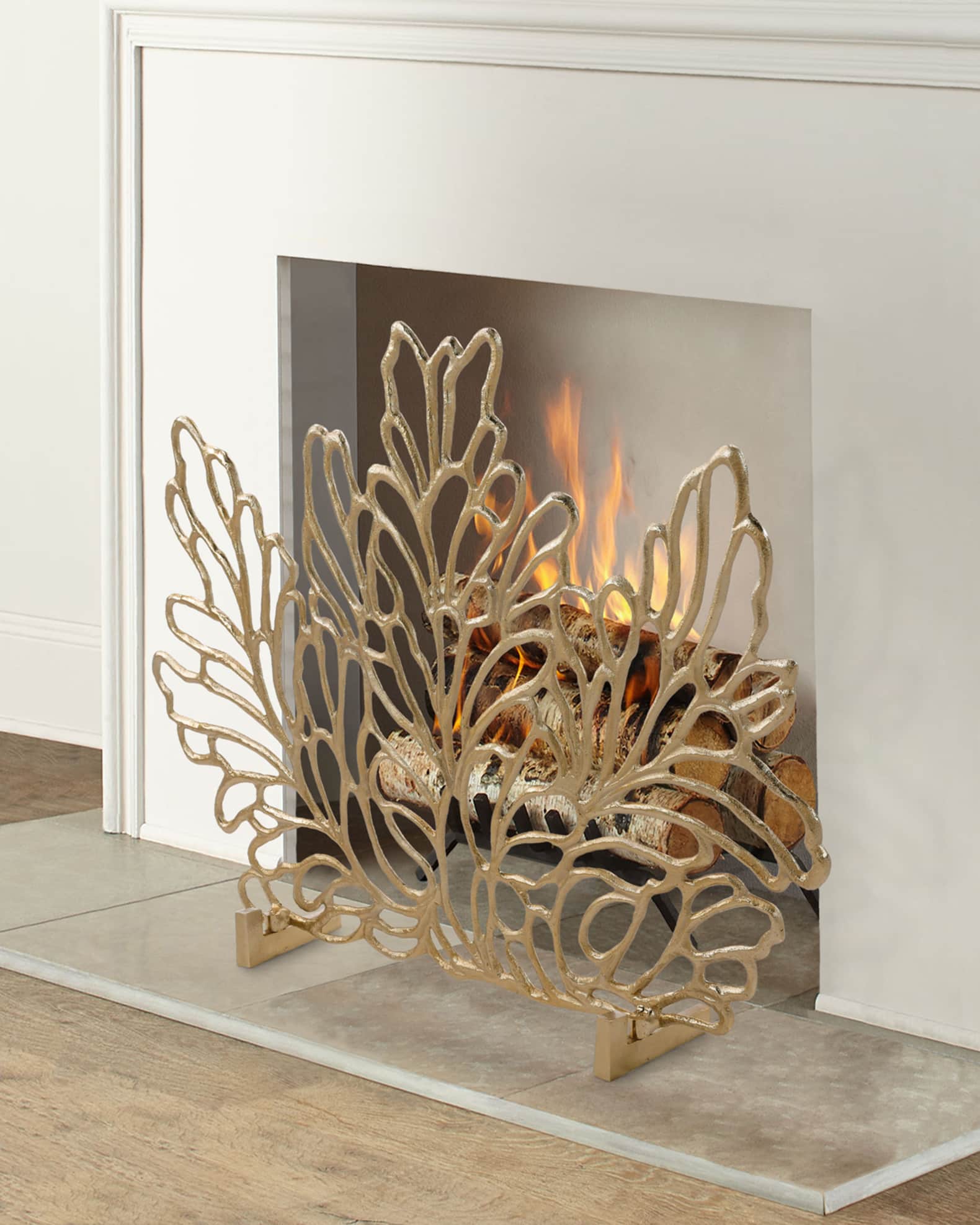 John-Richard Collection Botanical Fire Screen | Horchow