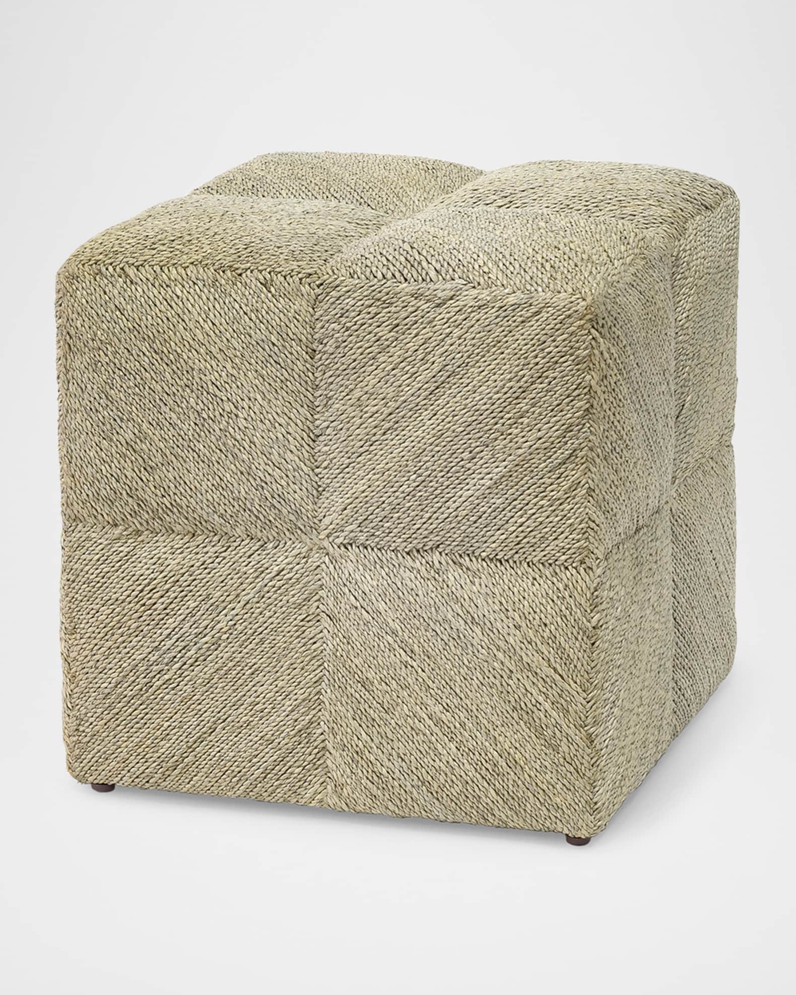 Palecek Ainsley Abaca Stool | Horchow