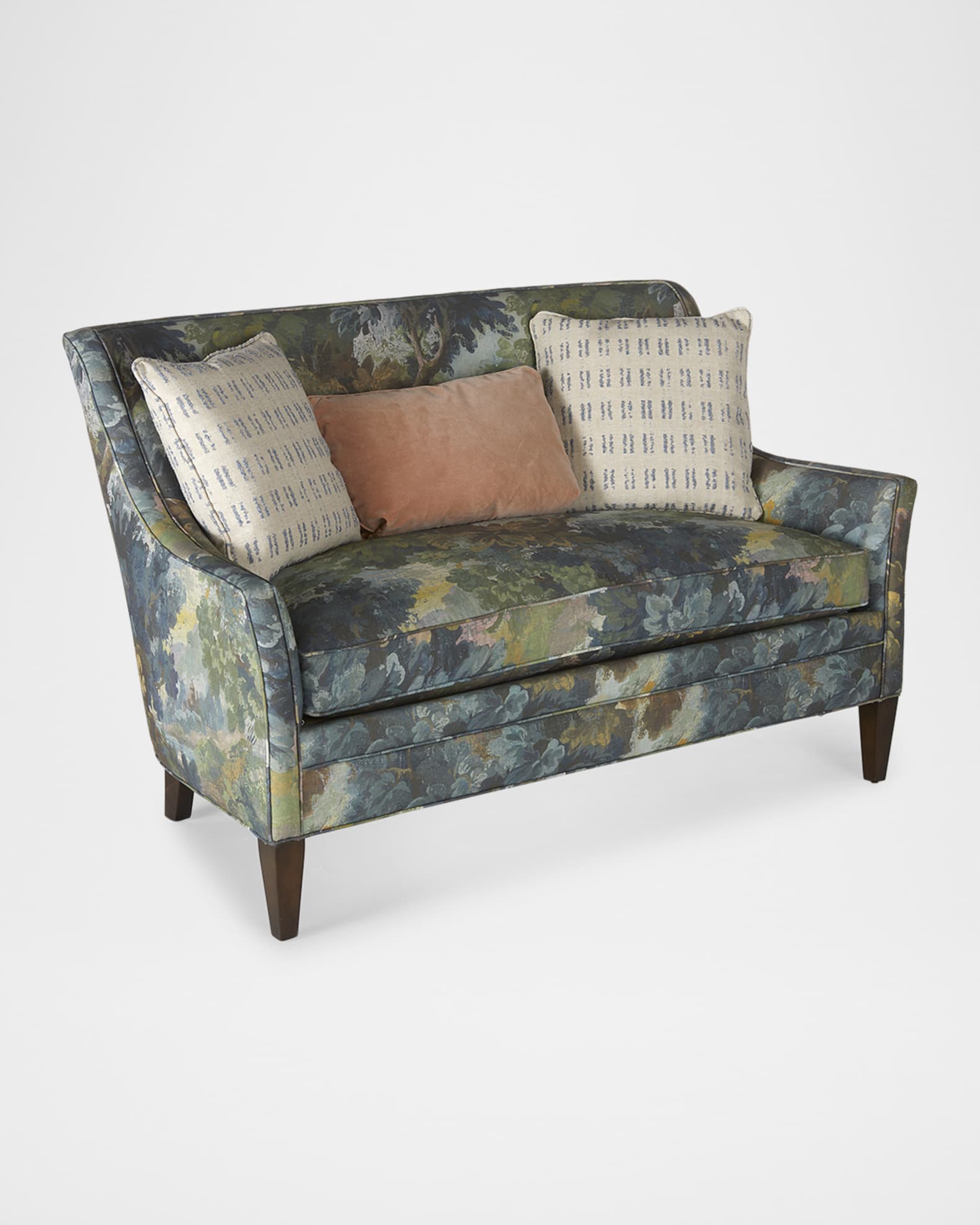 HF Custom Everly Settee, 58" | Horchow