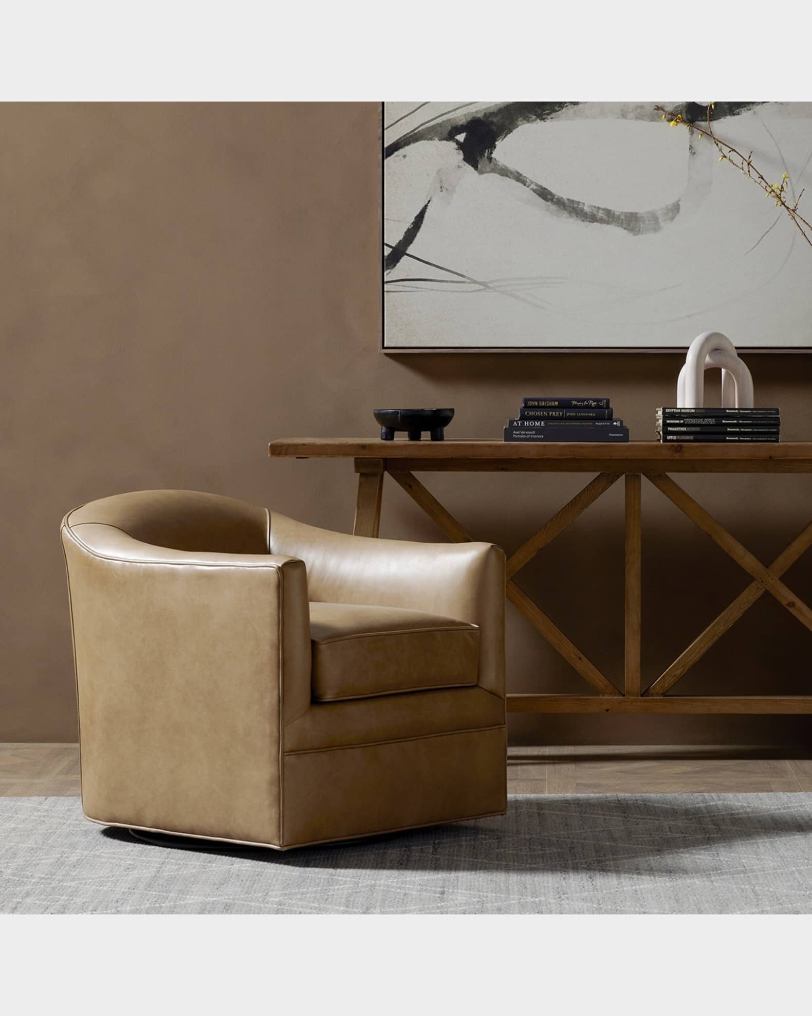 Four Hands Quinton Swivel Chair