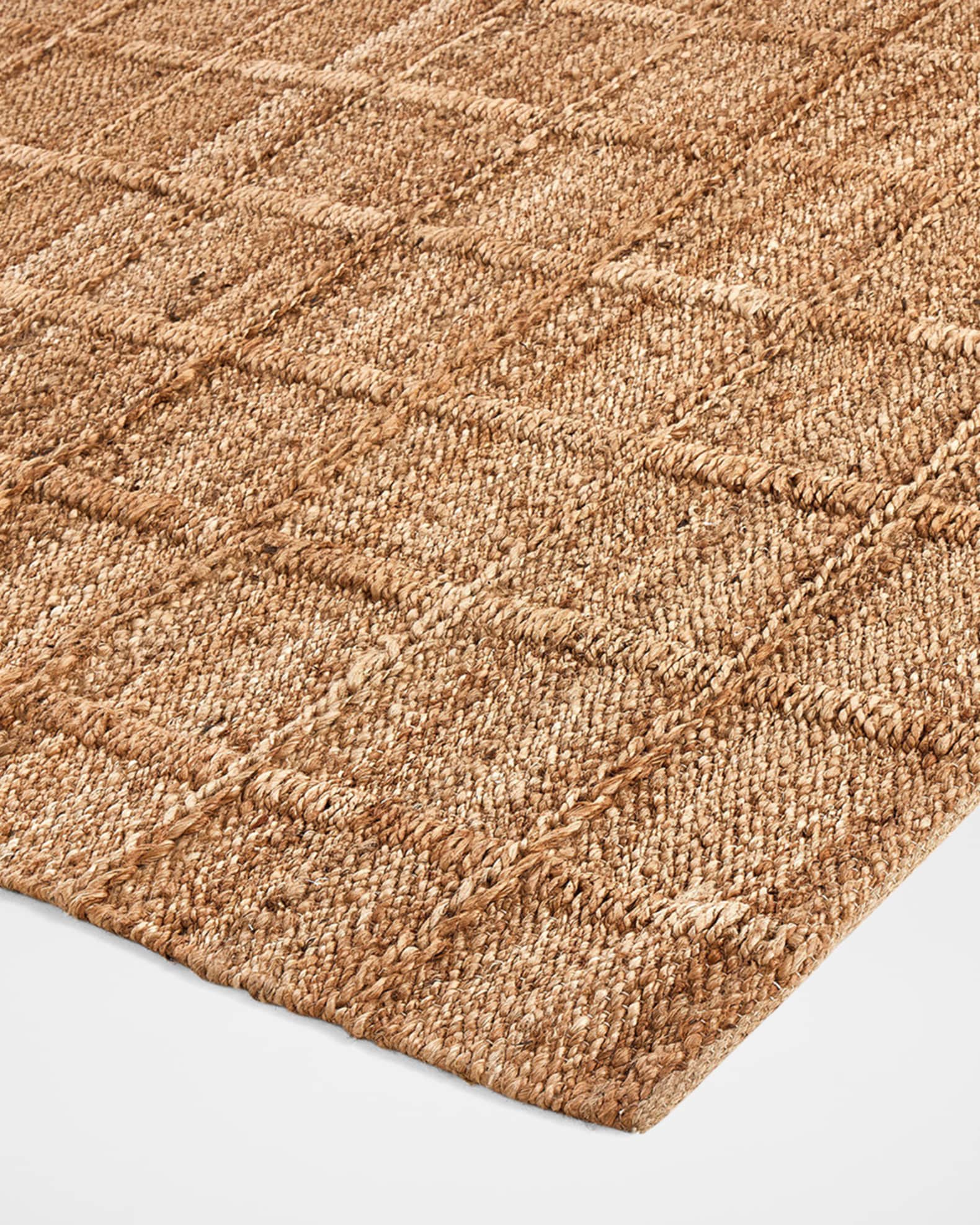 Four Hands Grid Hand-Woven Jute Rug, 10' x 14' | Horchow