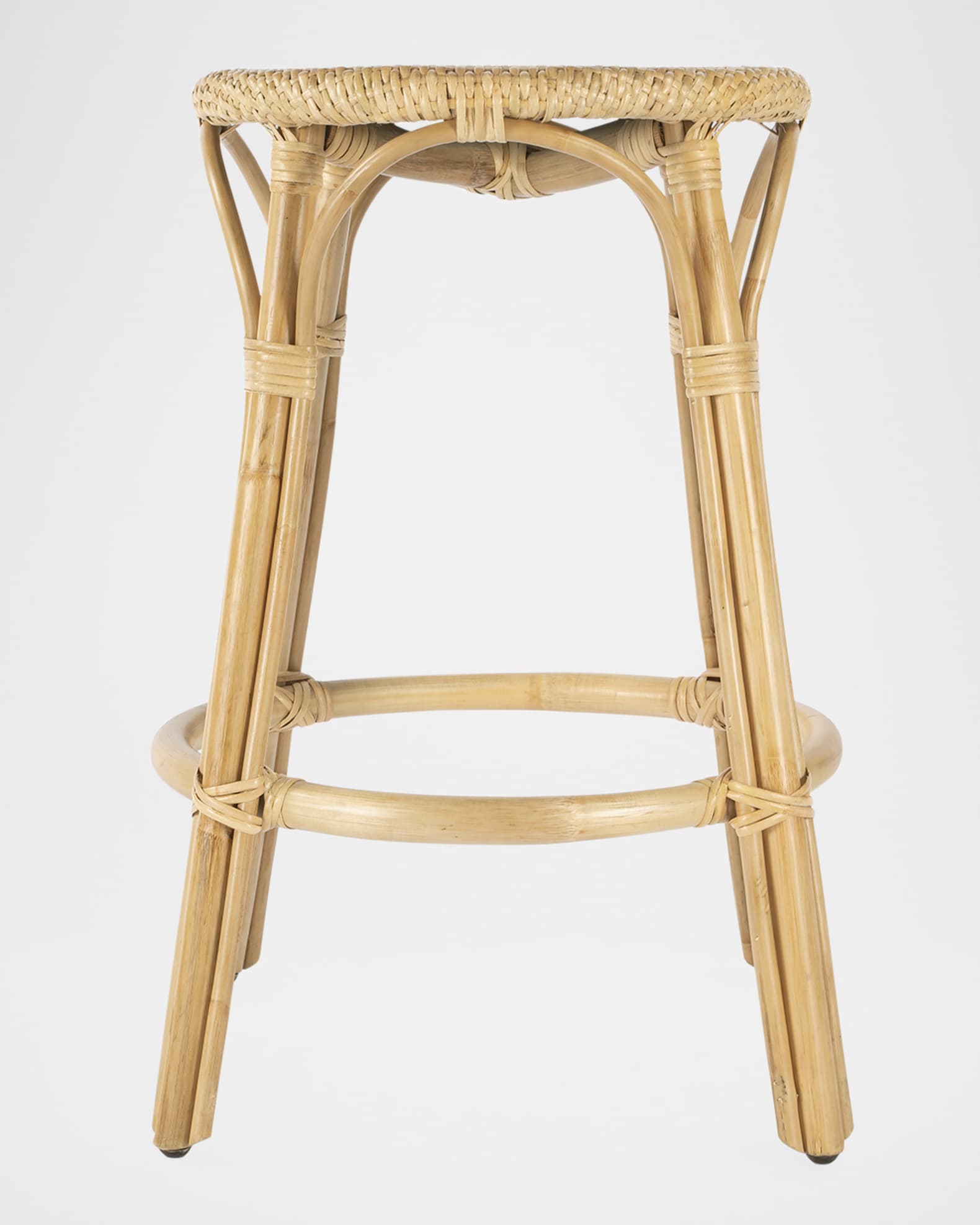 Butler Specialty Co Tobias 24" Rattan Counter Stool, Natural | Horchow