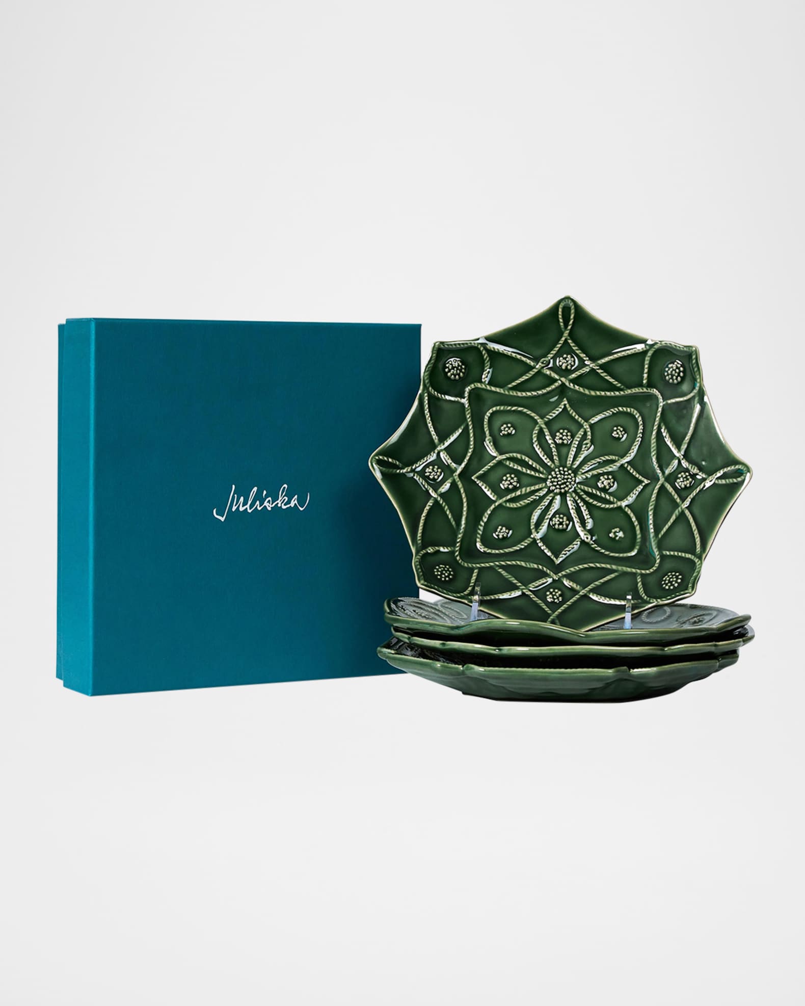 Juliska Jardins Du Monde Assorted Dessert/Salad Plates, Set of 4 | Horchow