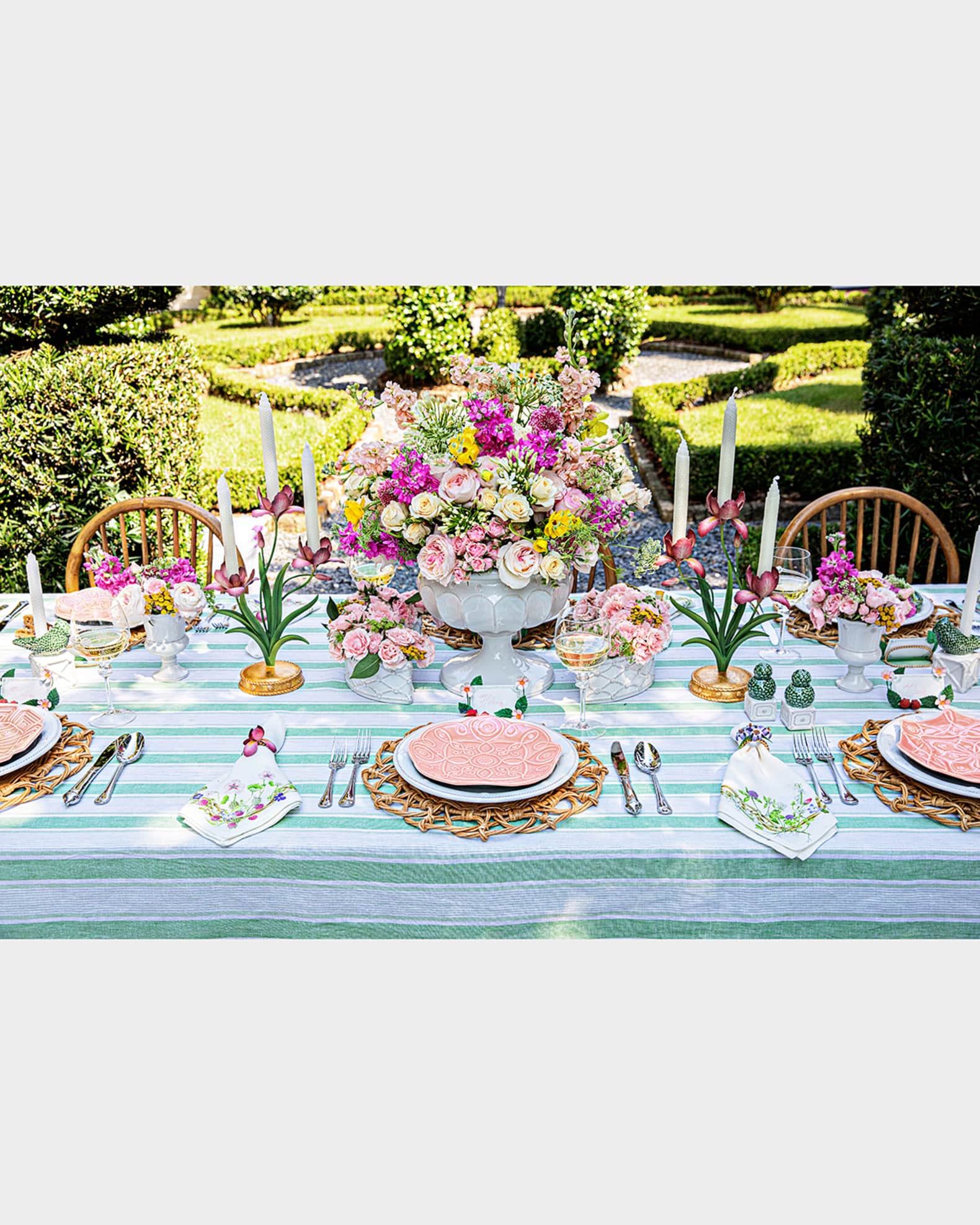 Juliska Cabana Stripe Tablecloth, 60" x 120" | Horchow